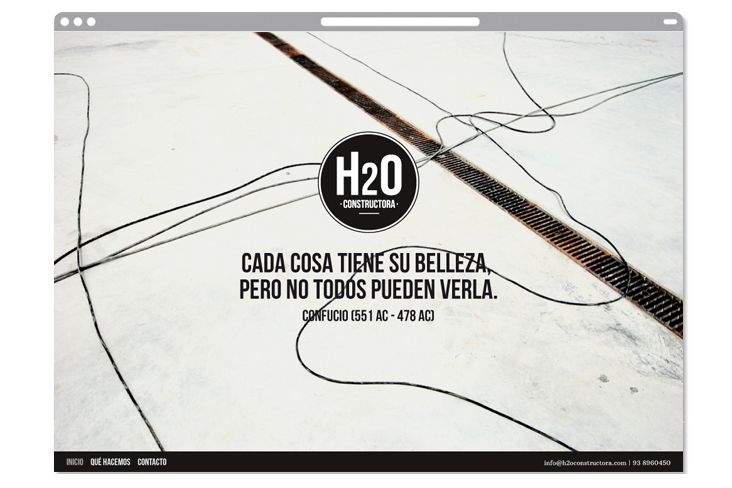 h2o Constructora | Domestika