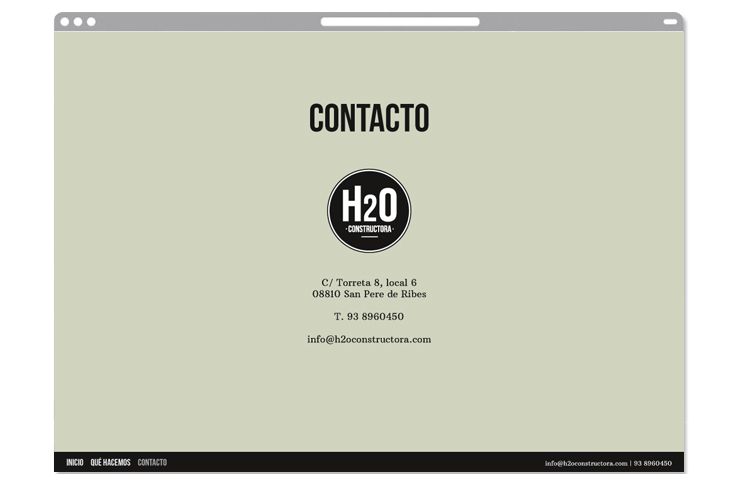 h2o Constructora | Domestika