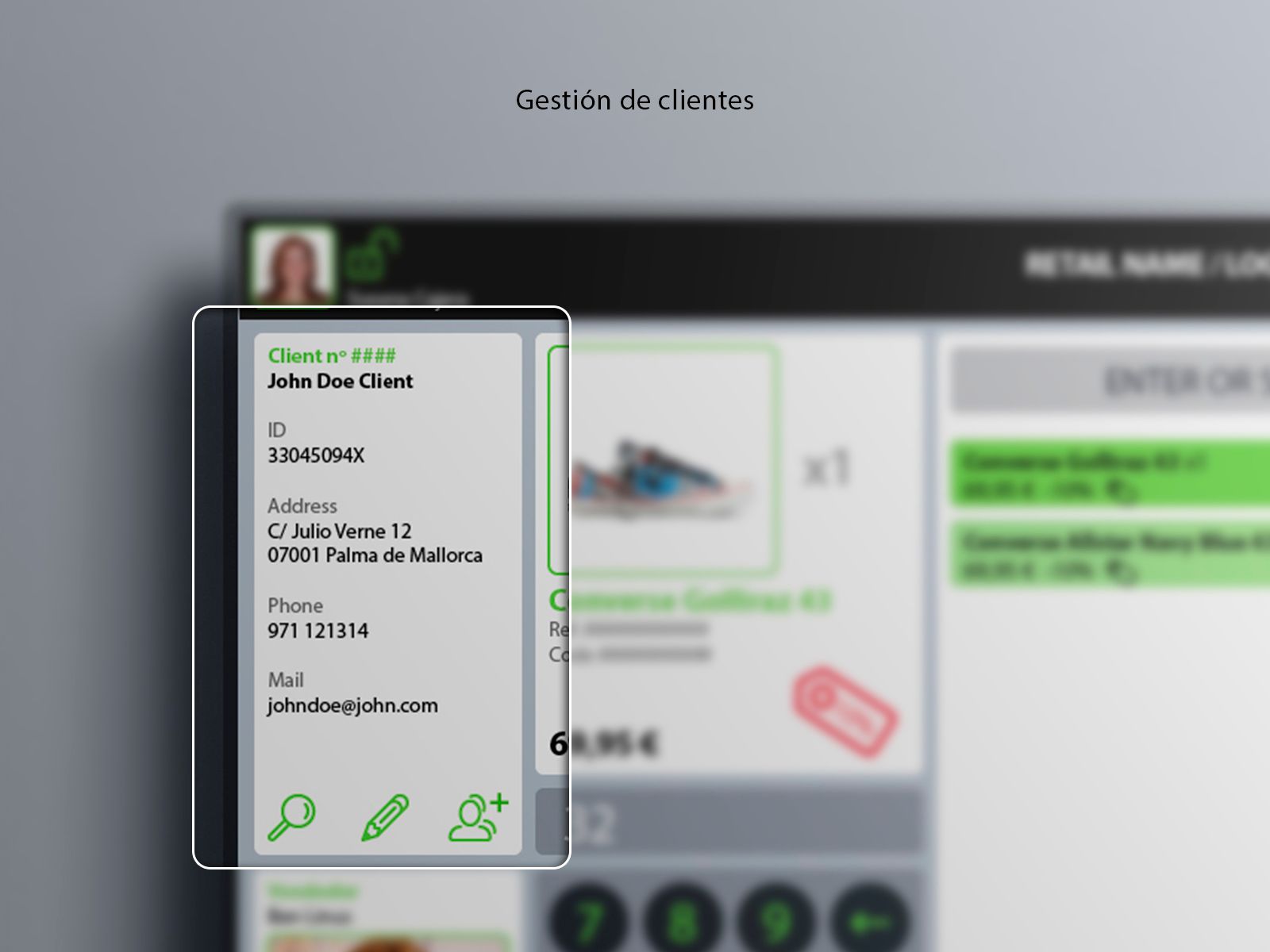 Interfaz de usuario para terminal de punto de venta (TPV) | Domestika