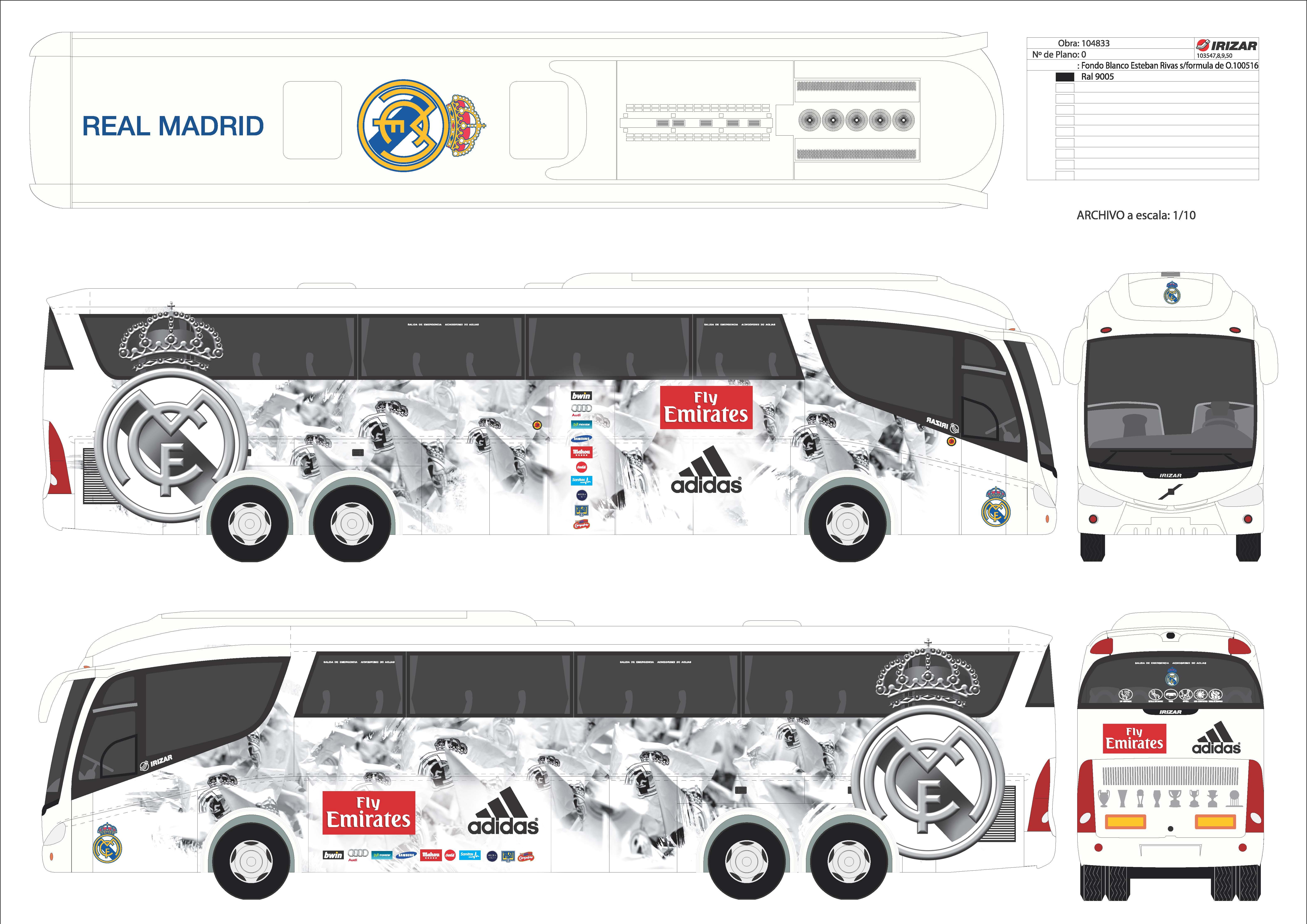 Bus Real Madrid | Domestika