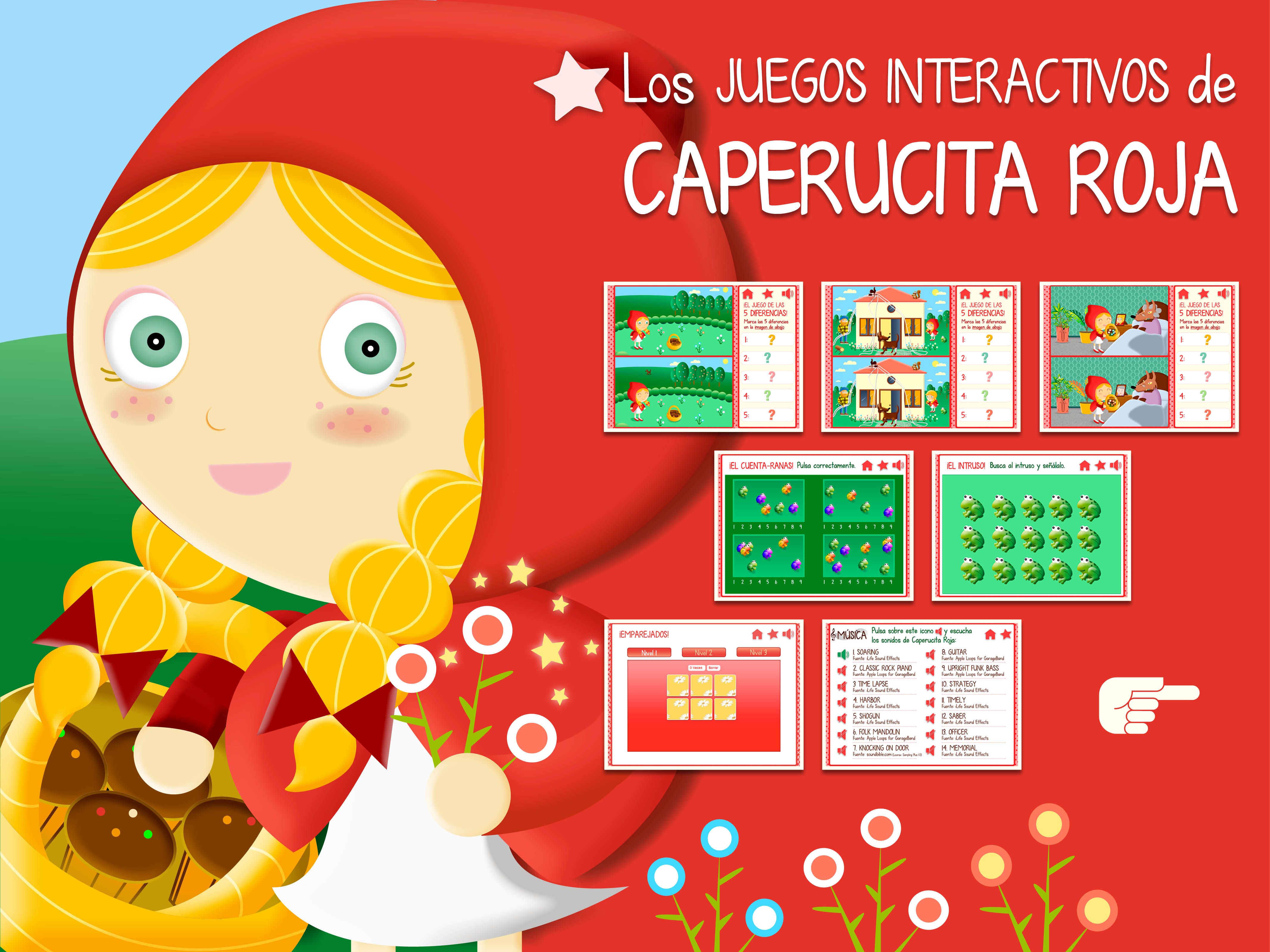 Cuento infantil interactivo "Caperucita Roja" | Domestika