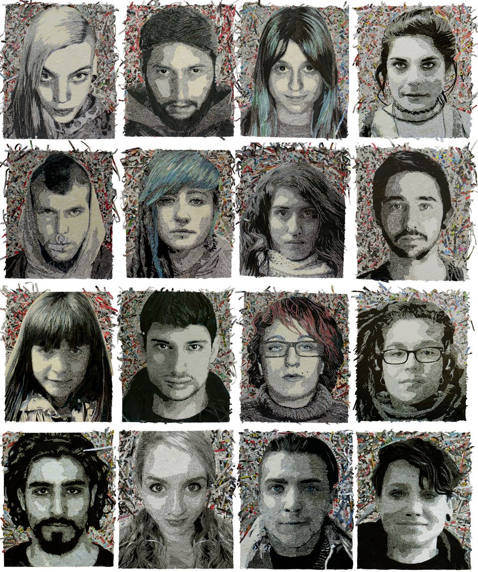 collages con letras | Domestika