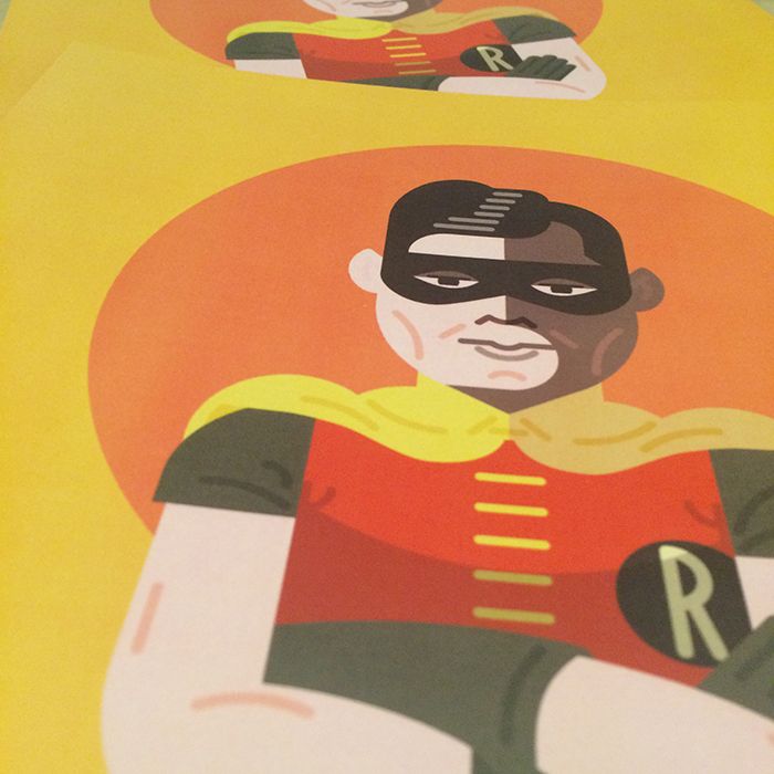 Batman & Robin 60´s | Domestika