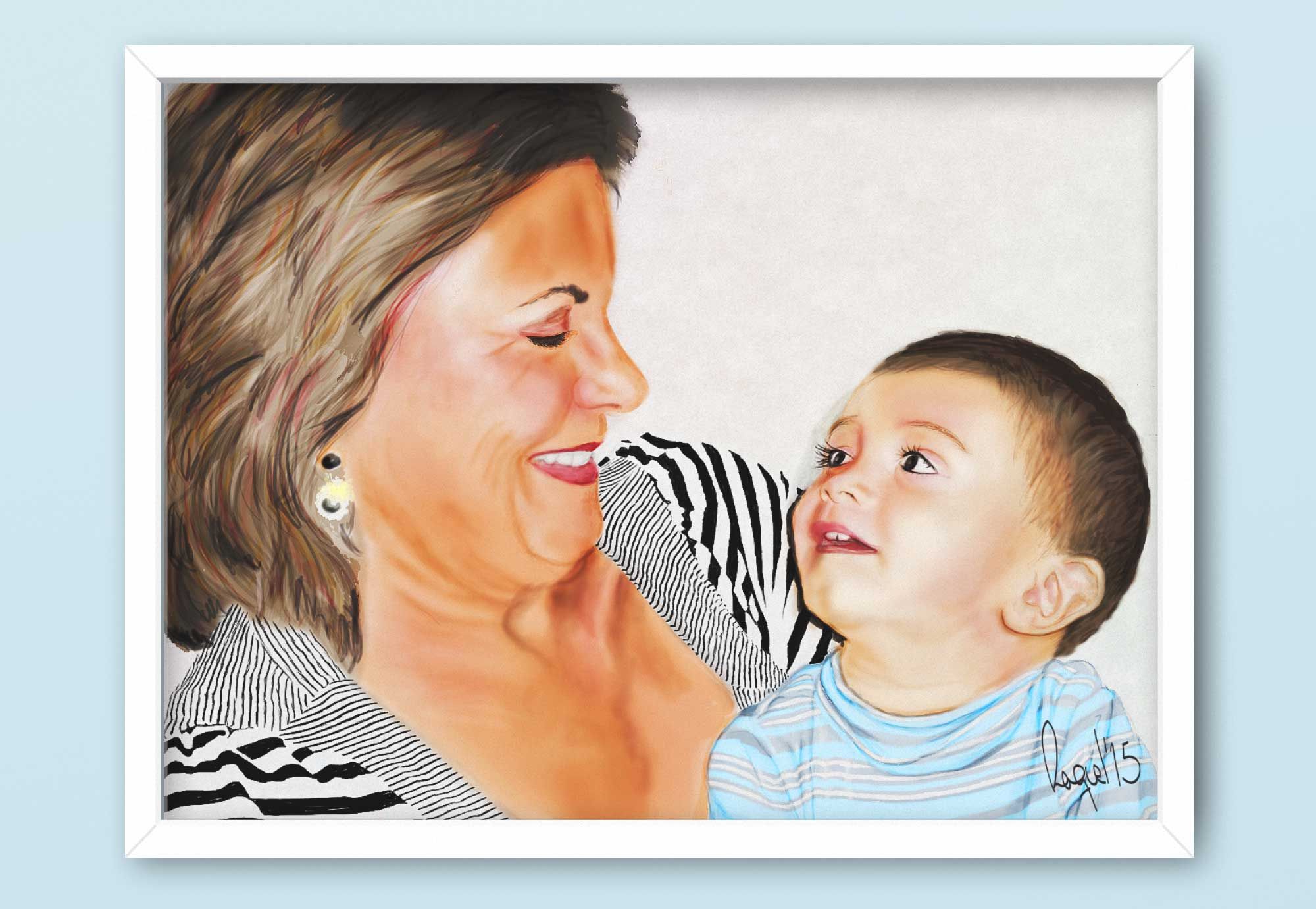 Personalized Portraits. Digital & Vectorial Illustration | Domestika