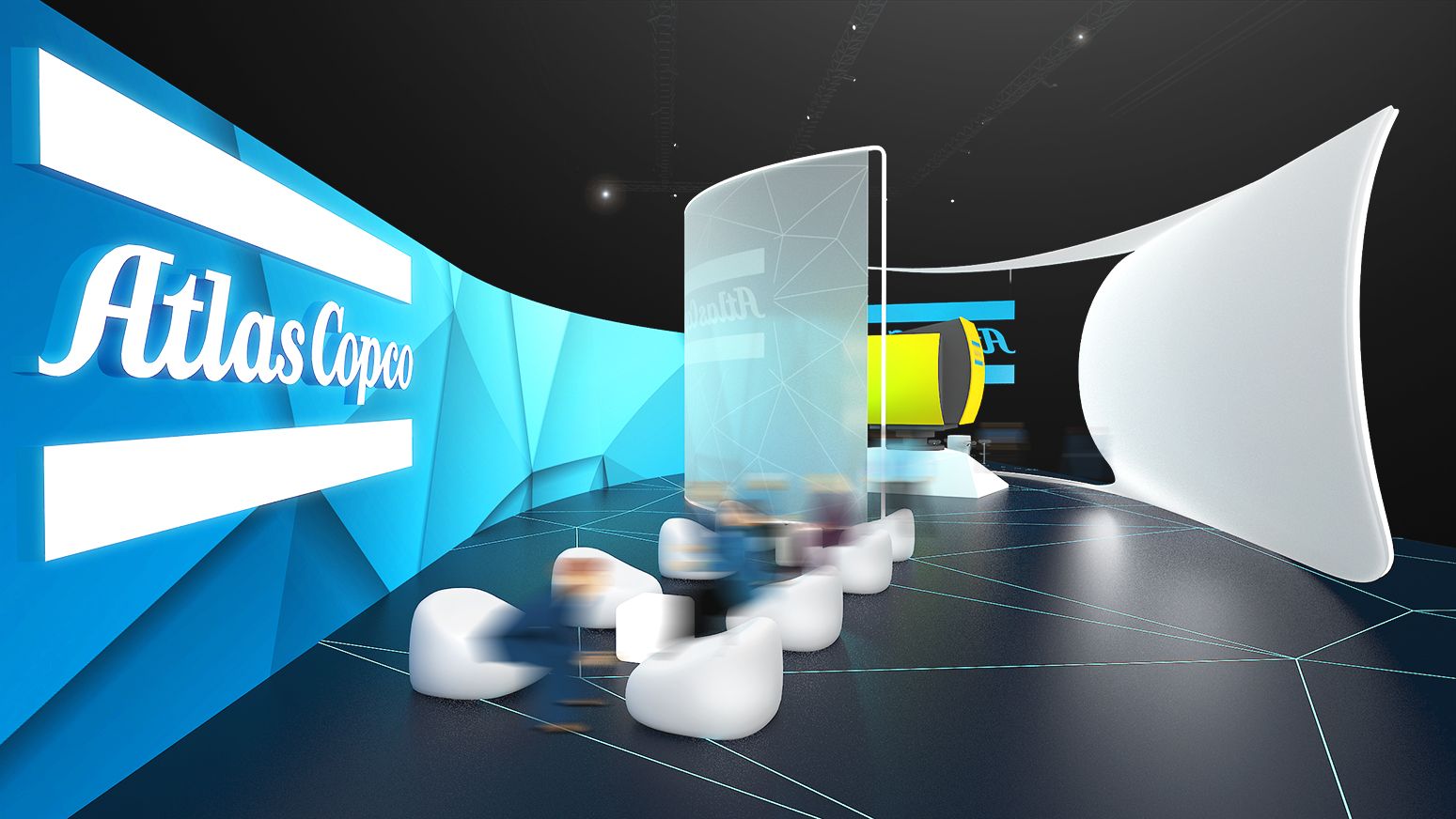 Stand Atlas Copco | Domestika