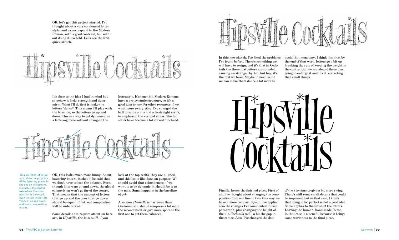 Iván Castro presenta "The ABC of Custom Lettering" | Domestika