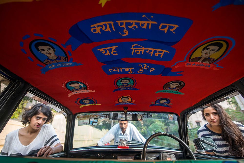 Transportan el diseño a través de taxis en Mumbai | Domestika