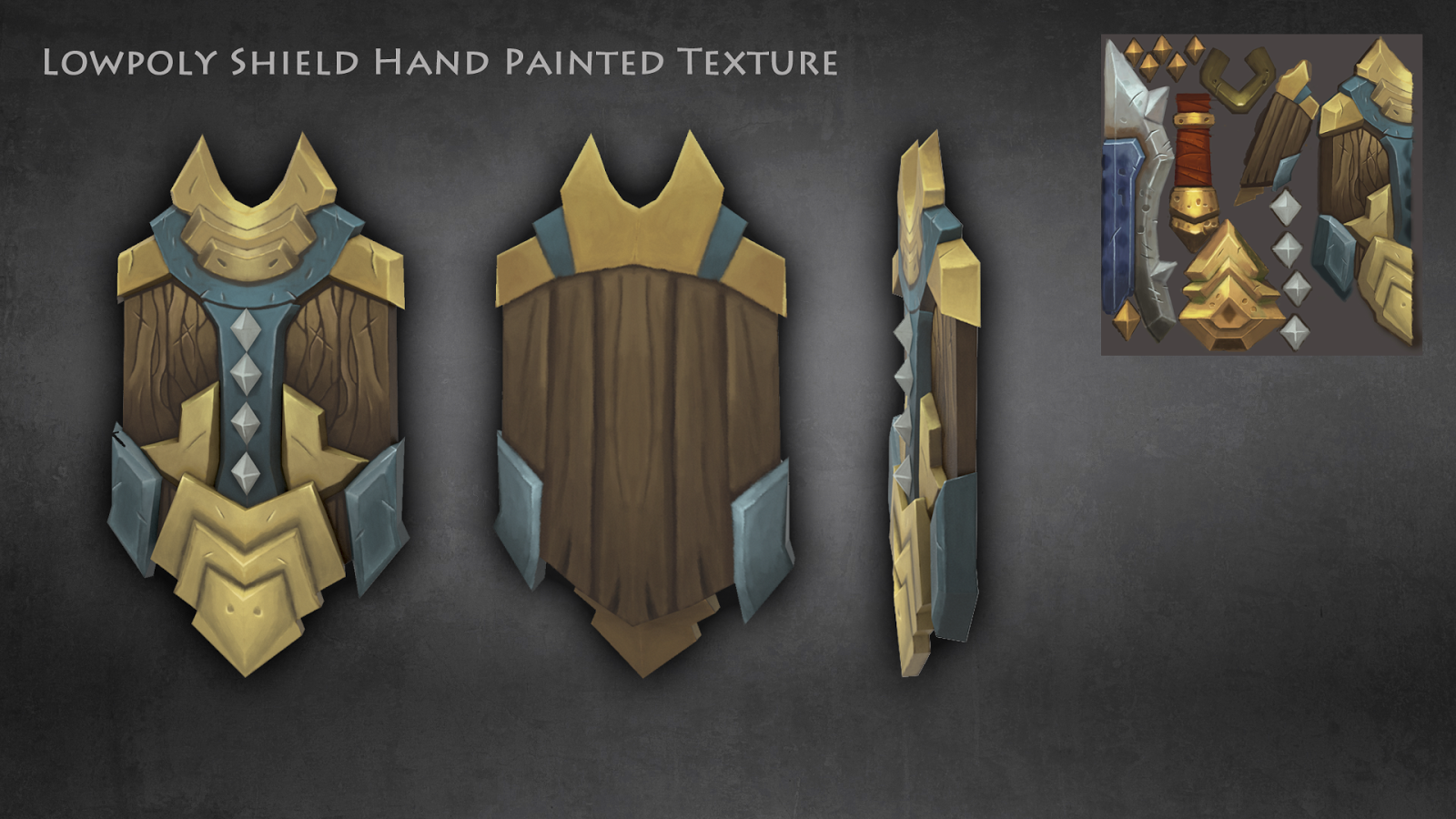 hand Painted Shield | Domestika