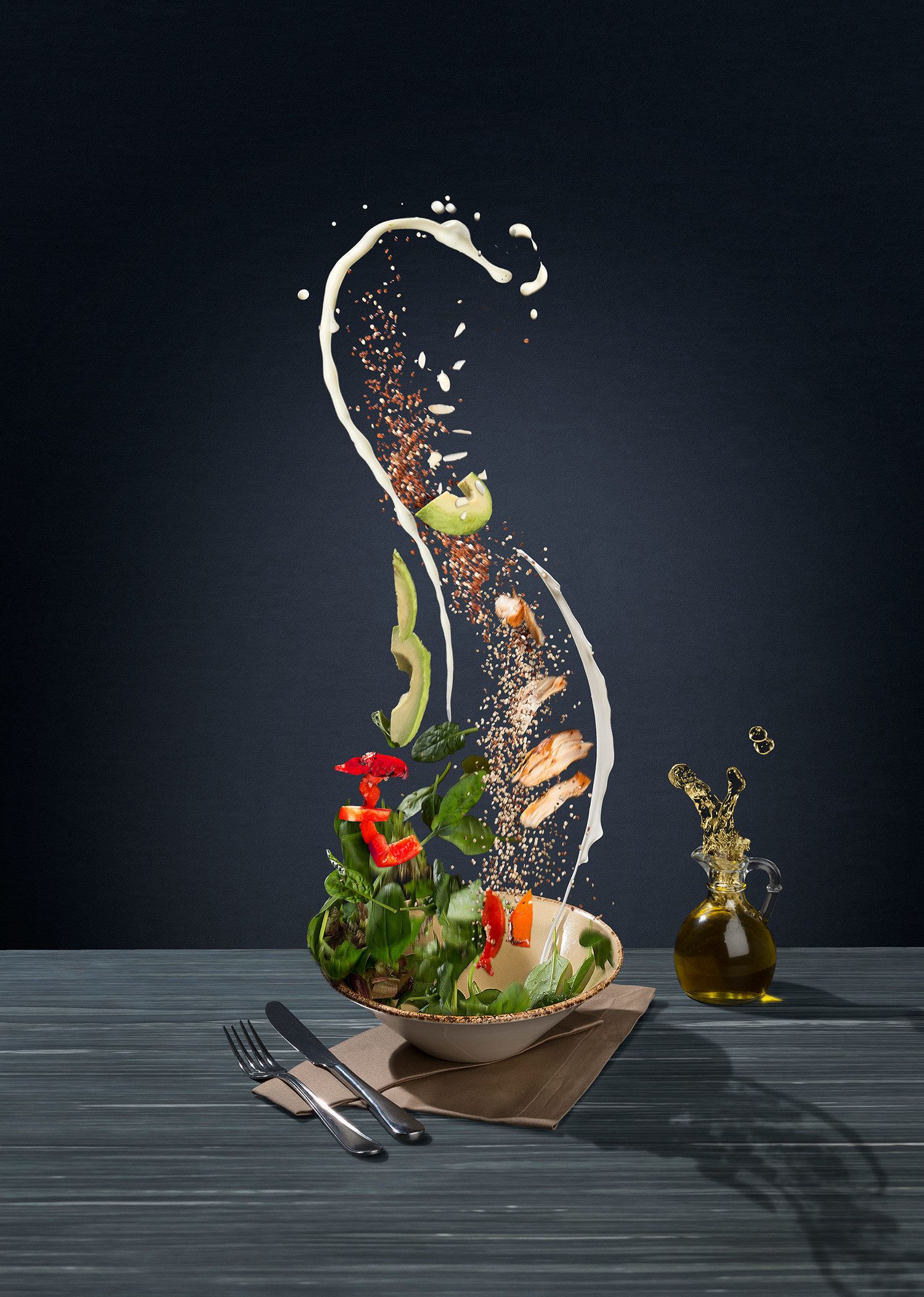 Levitating Food Photography | Domestika
