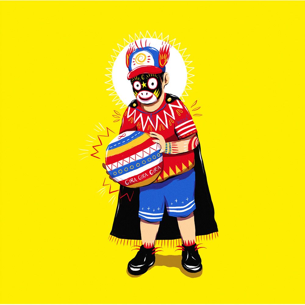 Las ilustraciones con extra de energía de Luis Pinto | Domestika