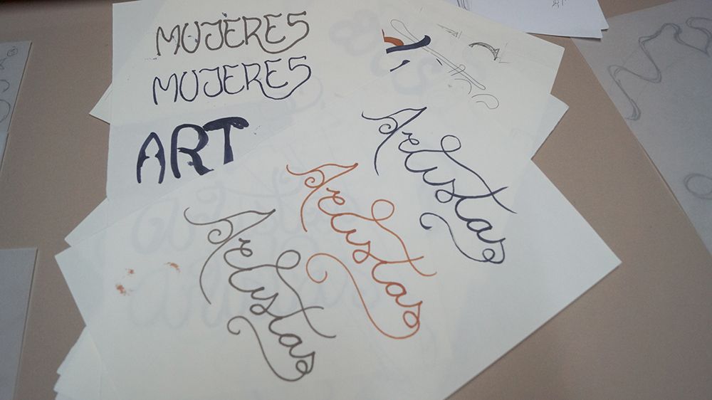 Mi Proyecto del curso 'Lettering': Mujeres Artistas | Domestika