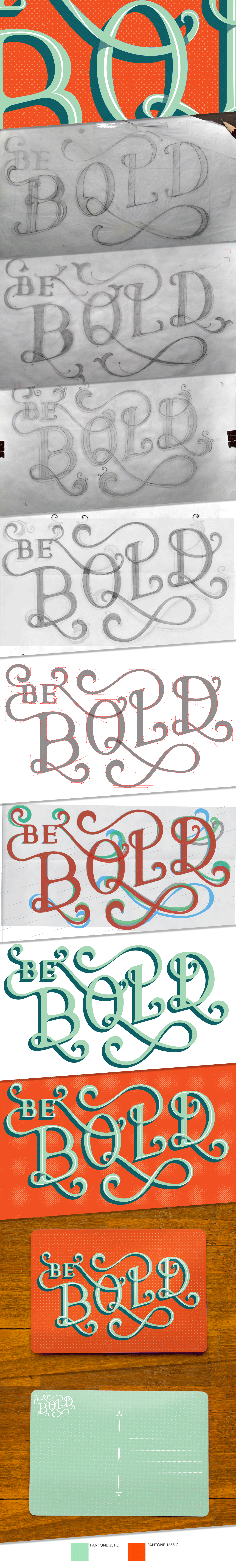 Be Bold: Los secretos dorados del lettering | Domestika