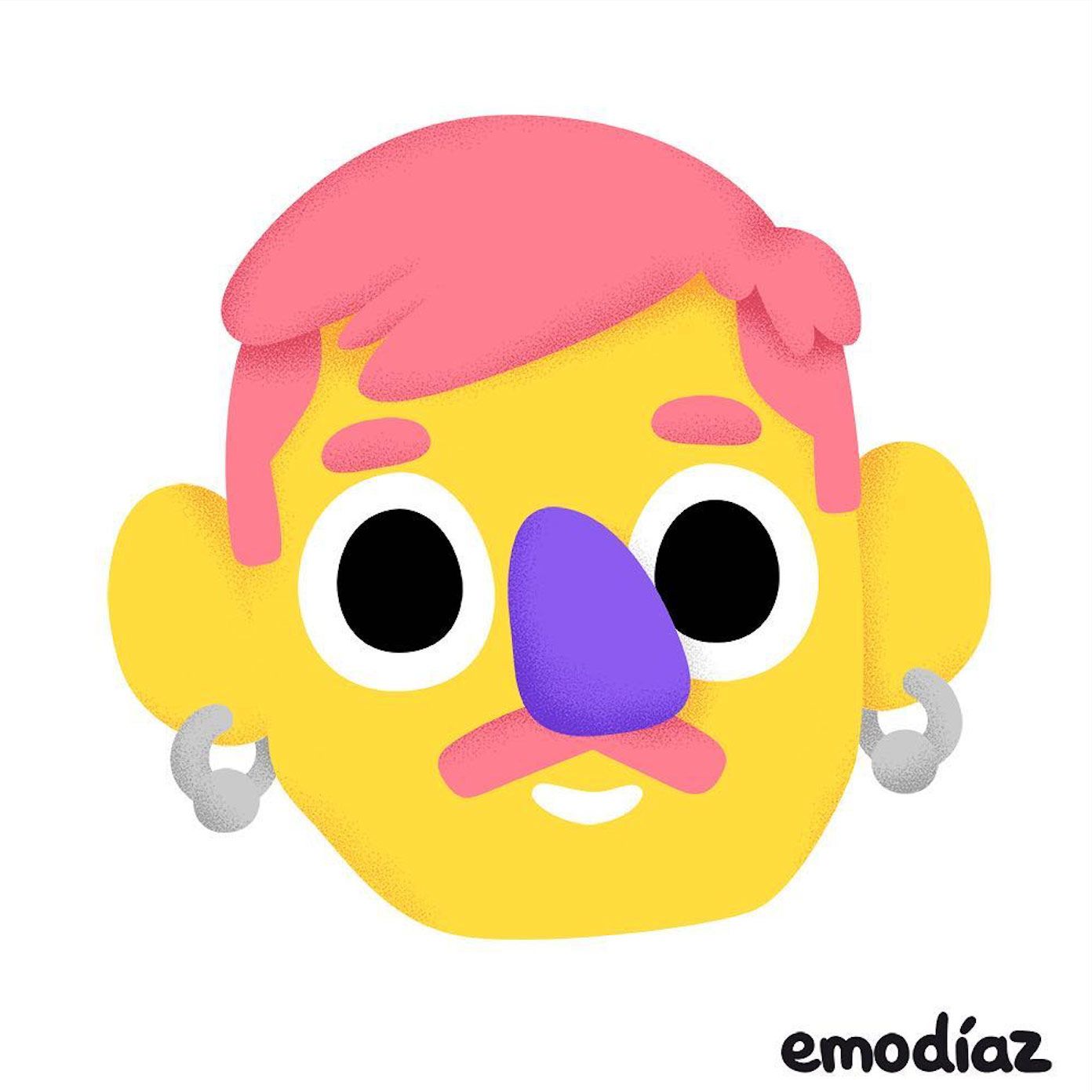 Un retrato al día, por Emo Díaz | Domestika