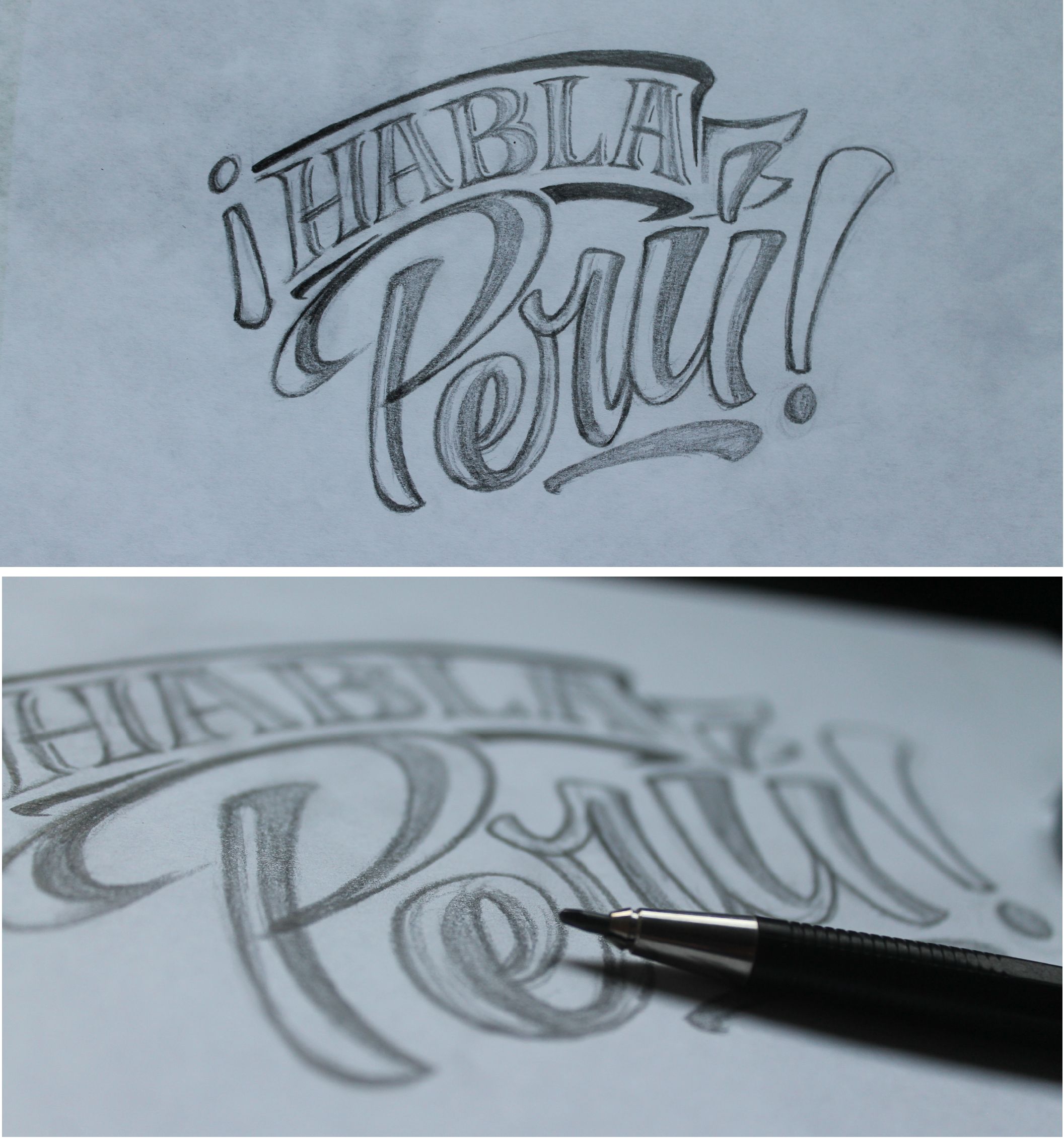 HABLA PERÚ - LETRA PERUCHA | Domestika