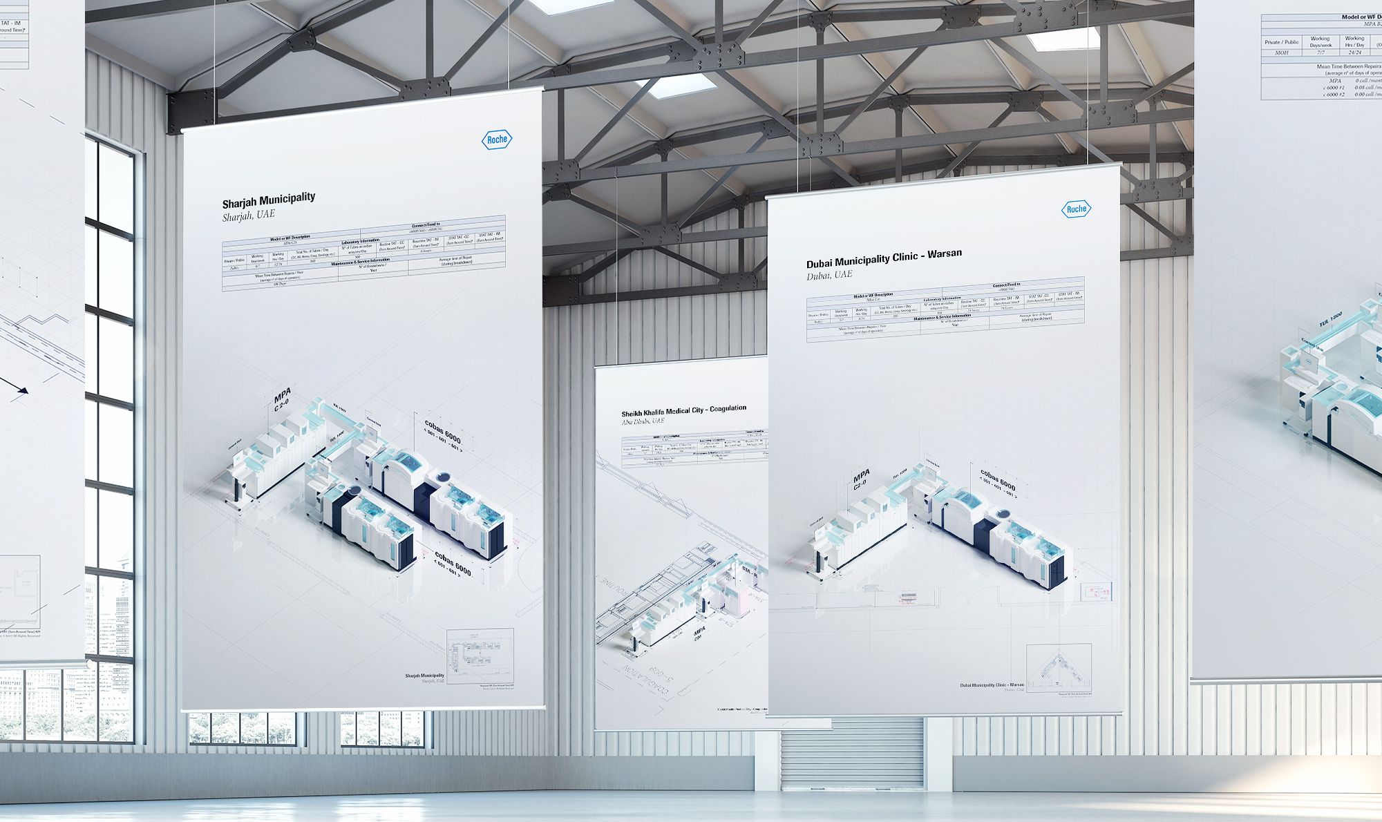 Roche Days: Total Lab Automation in 3D | Domestika