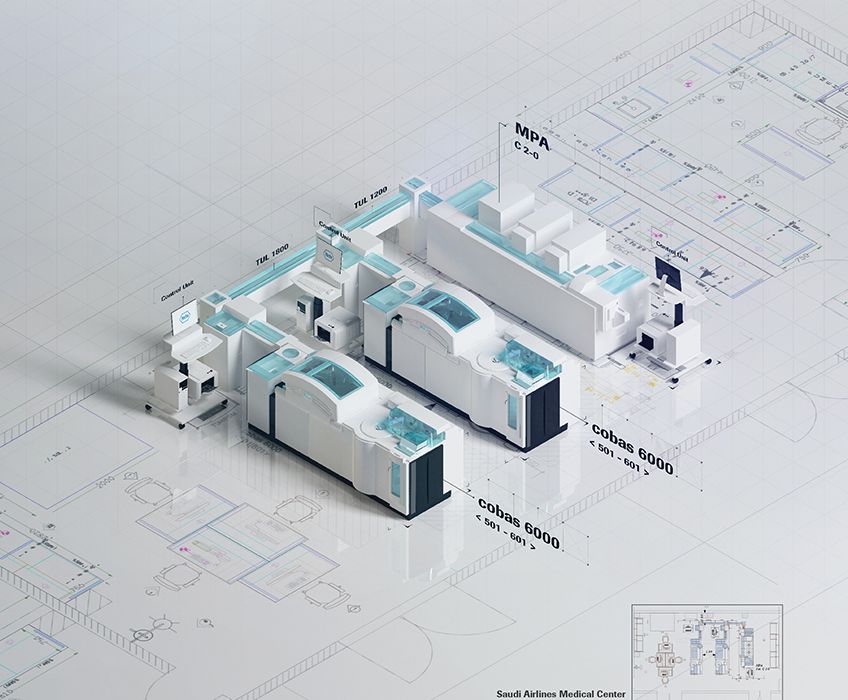 Roche Days: Total Lab Automation in 3D | Domestika