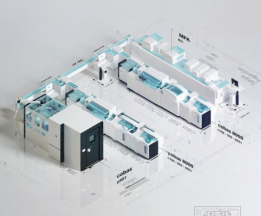 Roche Days: Total Lab Automation in 3D | Domestika