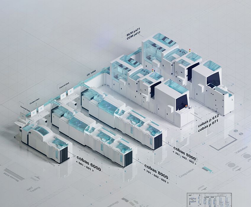 Roche Days: Total Lab Automation in 3D | Domestika