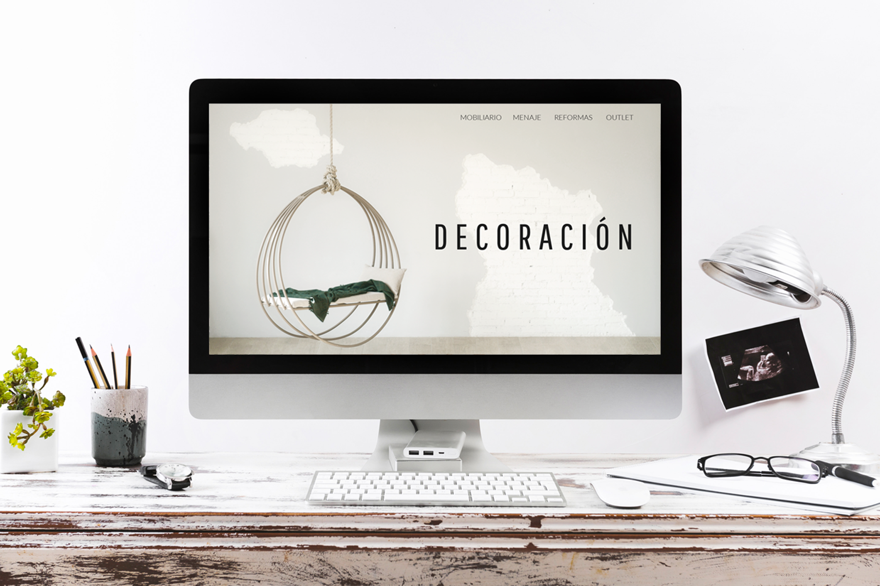 Propuesta psd web Decoración | Domestika