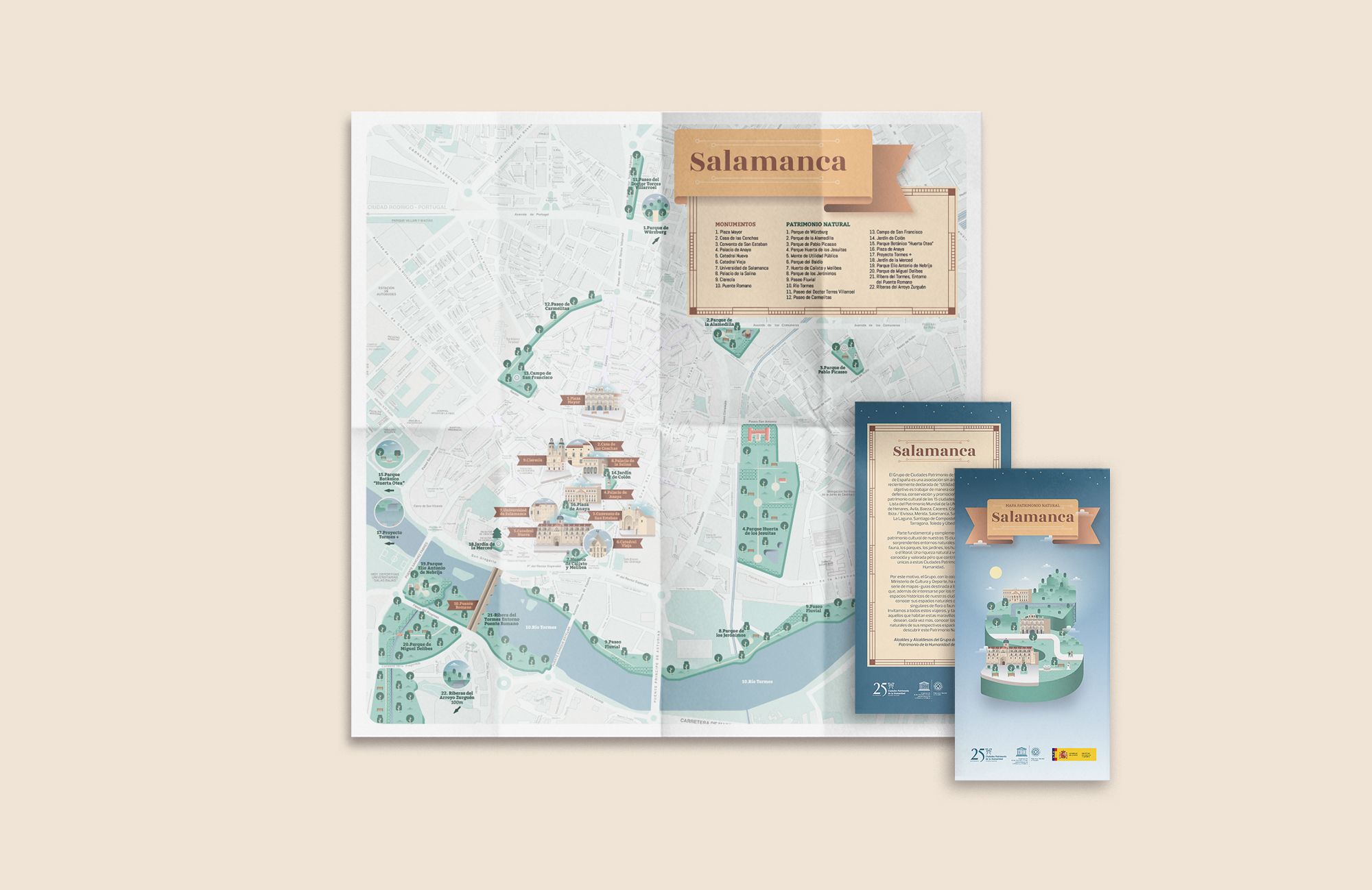 Mapas Ciudades Patrimonio de la Humanidad | Domestika