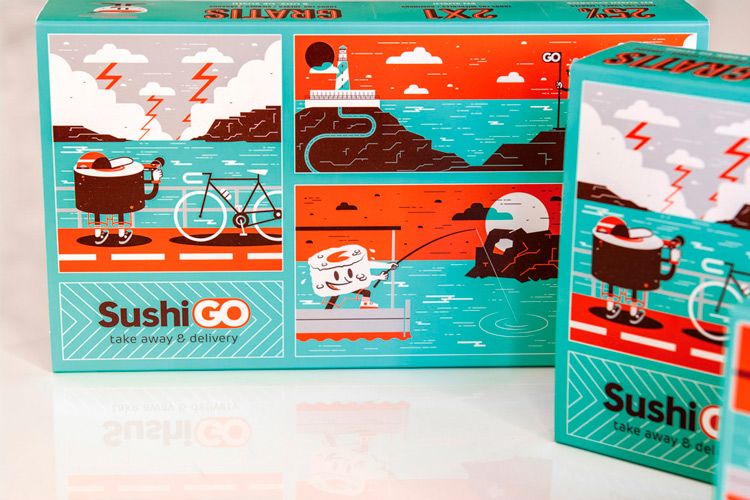 SUSHI GO PACKAGING | Domestika