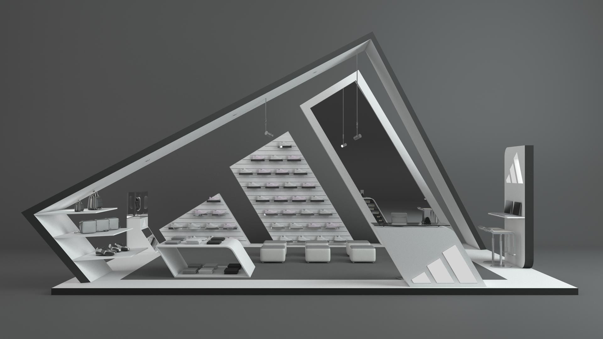 Adidas Stand Design | Domestika