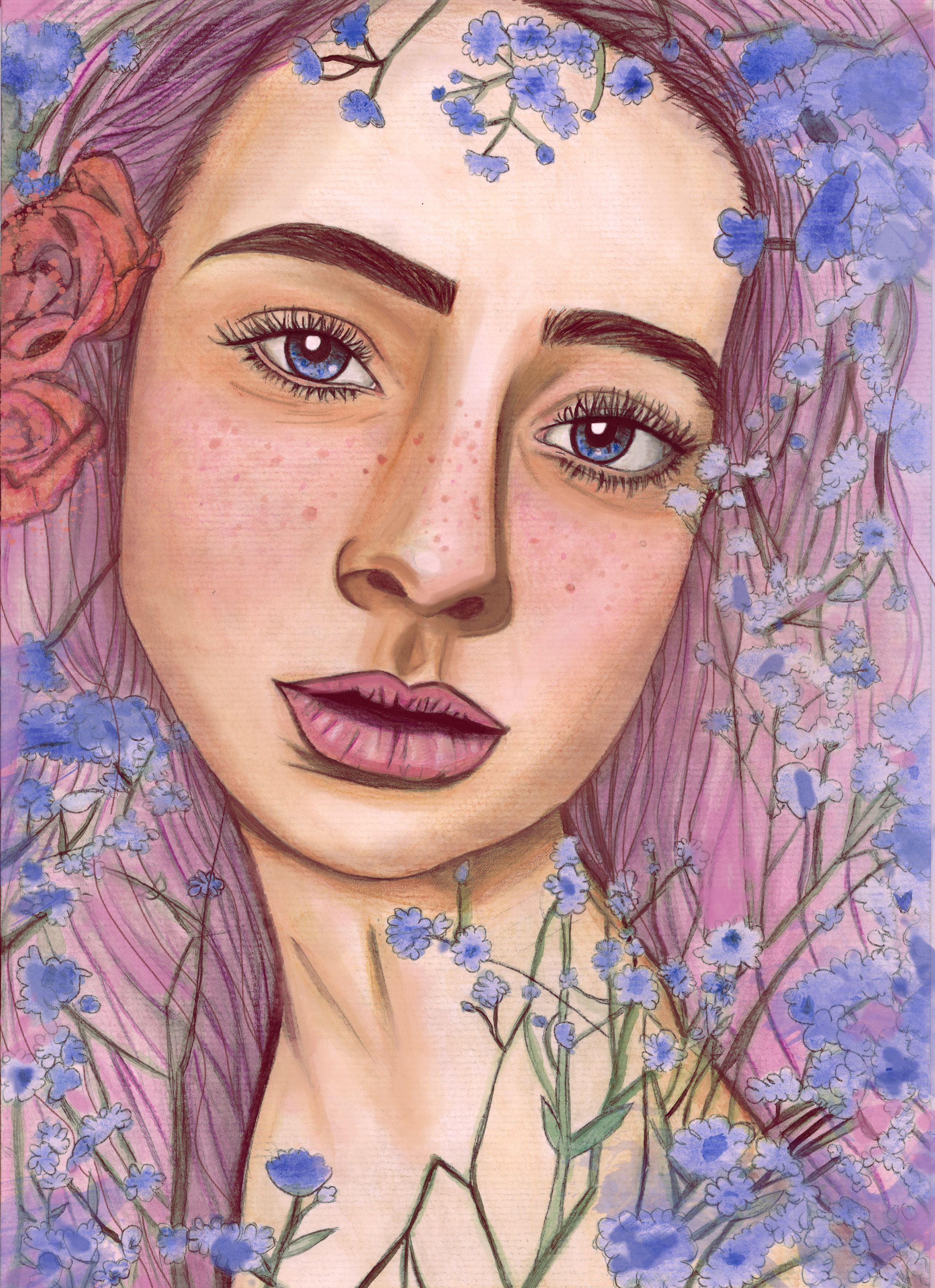 Flower Goddess. | Domestika