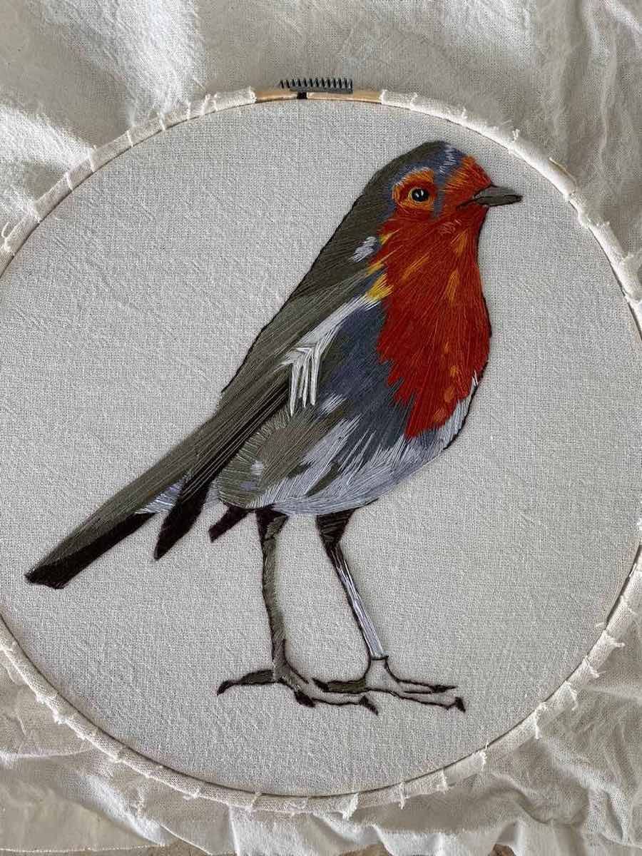Mi Proyecto del curso: Pintar con hilo: técnicas de ilustración textil ...