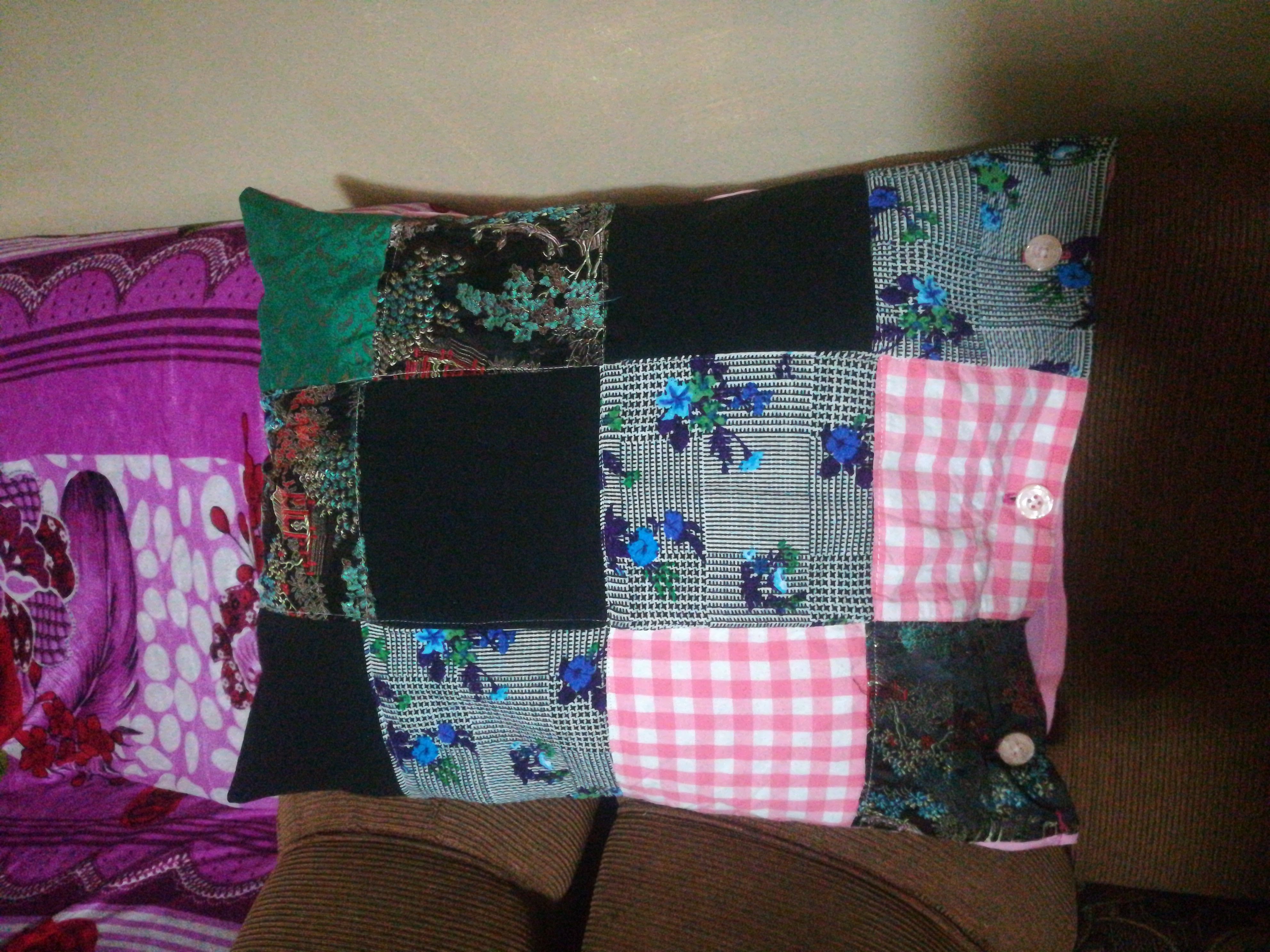 Cojines en patchwork | Domestika