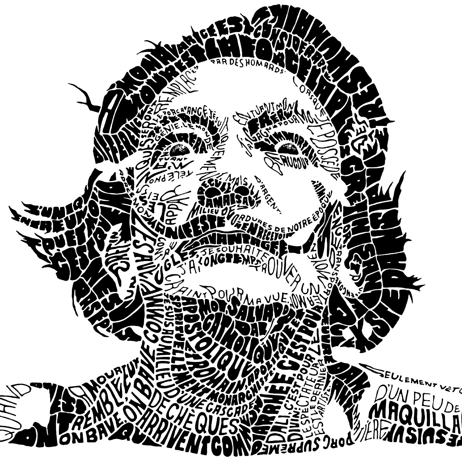 5 Typographic Portrait Artists That Will Inspire You | Domestika