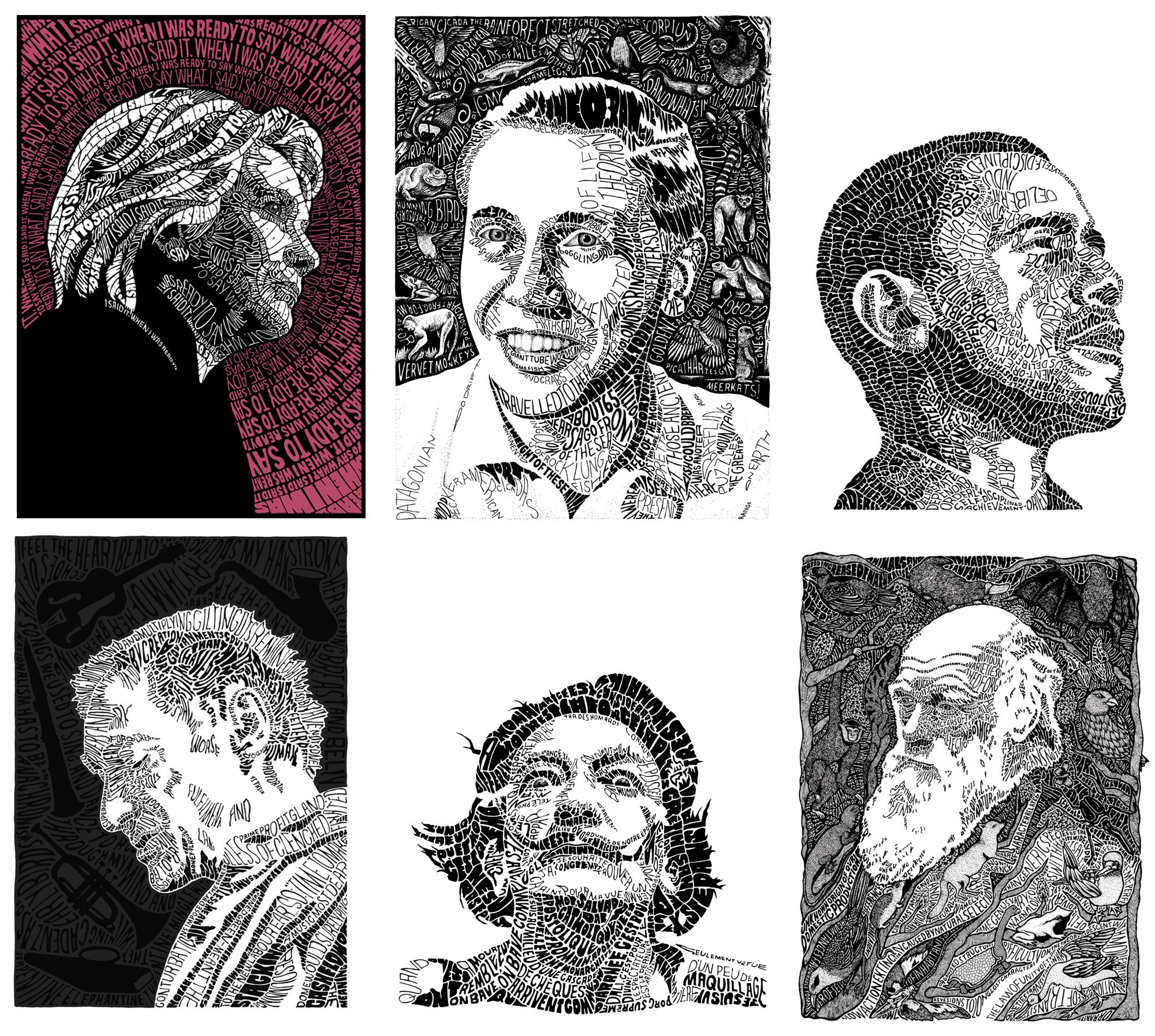 My project in Hand-Drawn Typographic Portrait course | Domestika