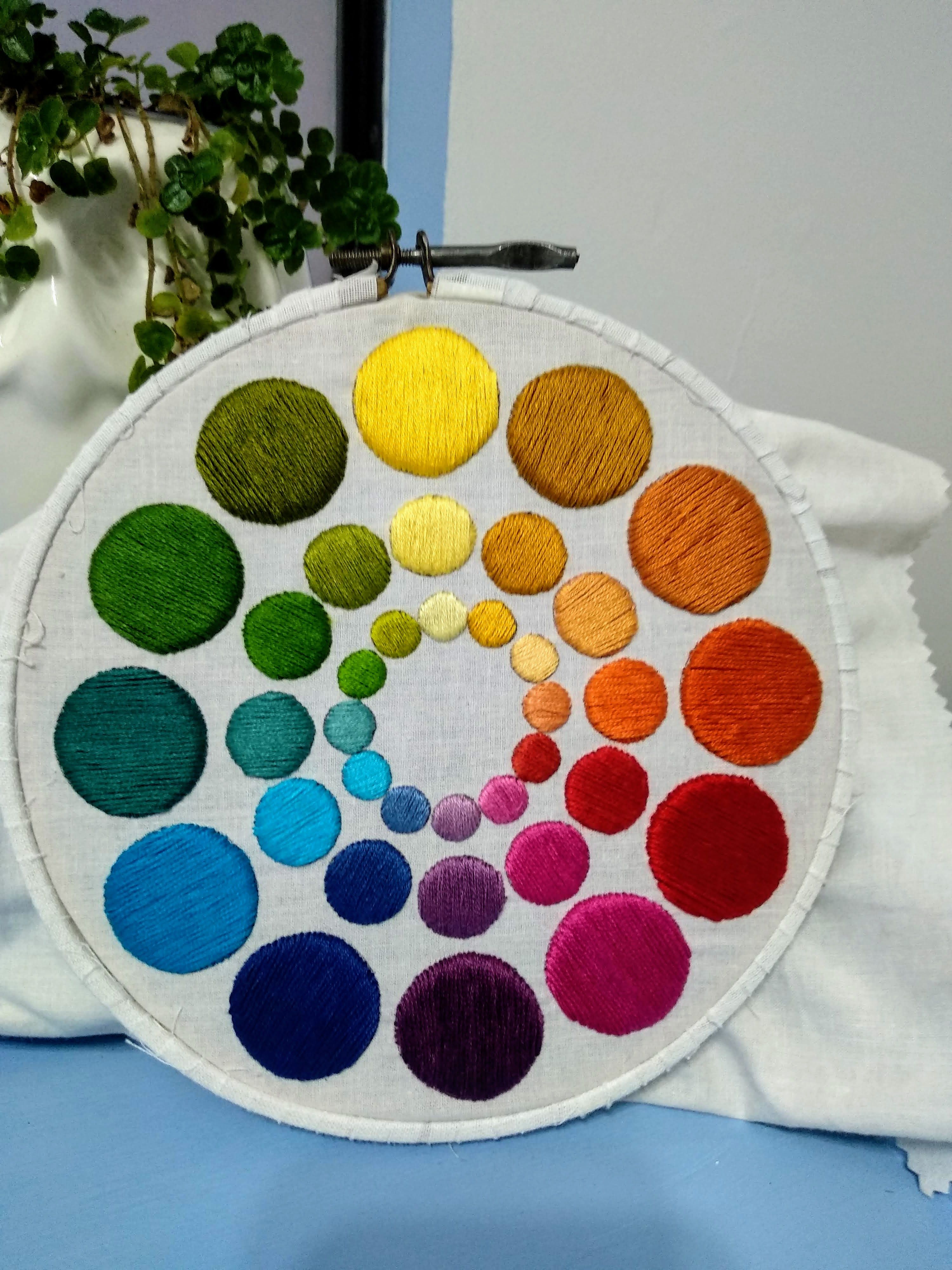 Mi Proyecto del curso: Pintar con hilo: técnicas de ilustración textil ...