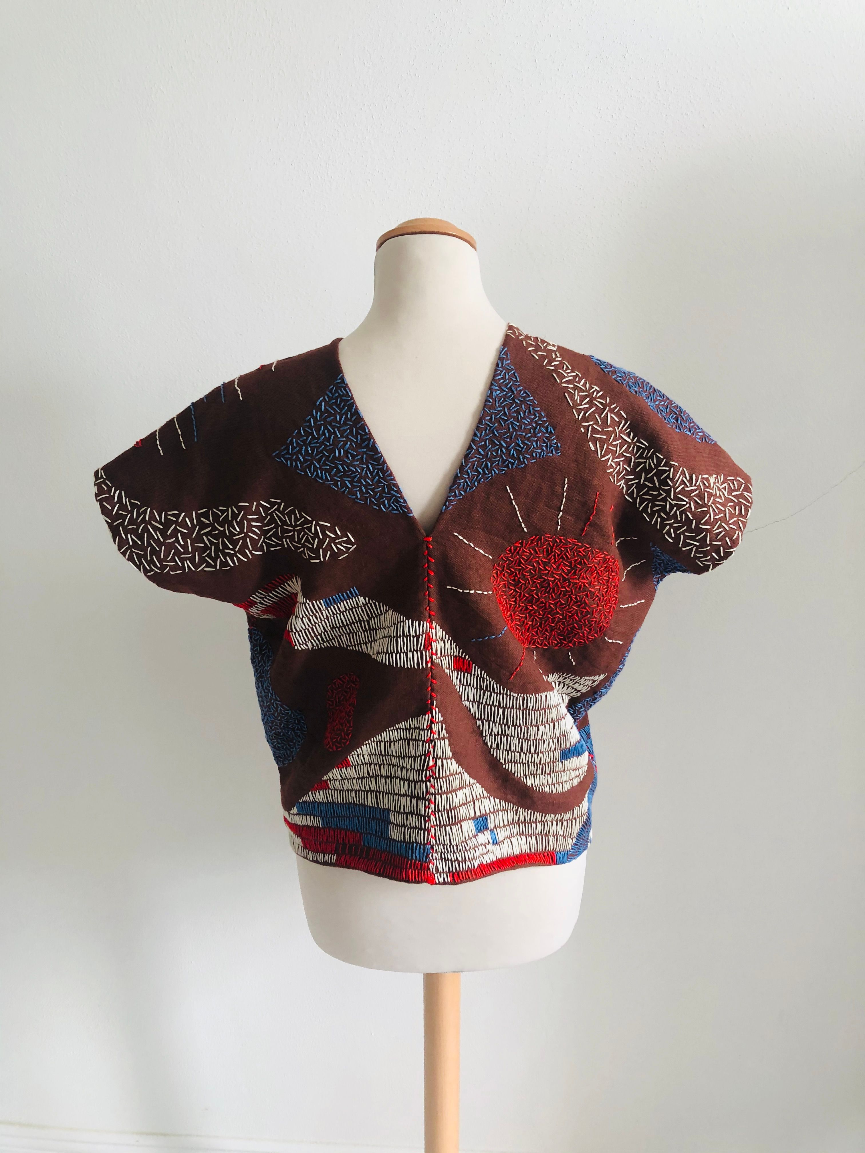 My project in Designing Handicraft Garments from Scratch course | Domestika