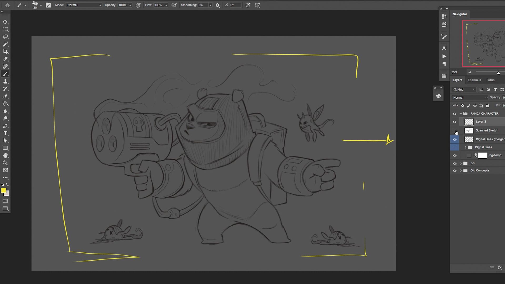 Photoshop Tutorial: How to Scan or Import Your Character Sketch | Domestika
