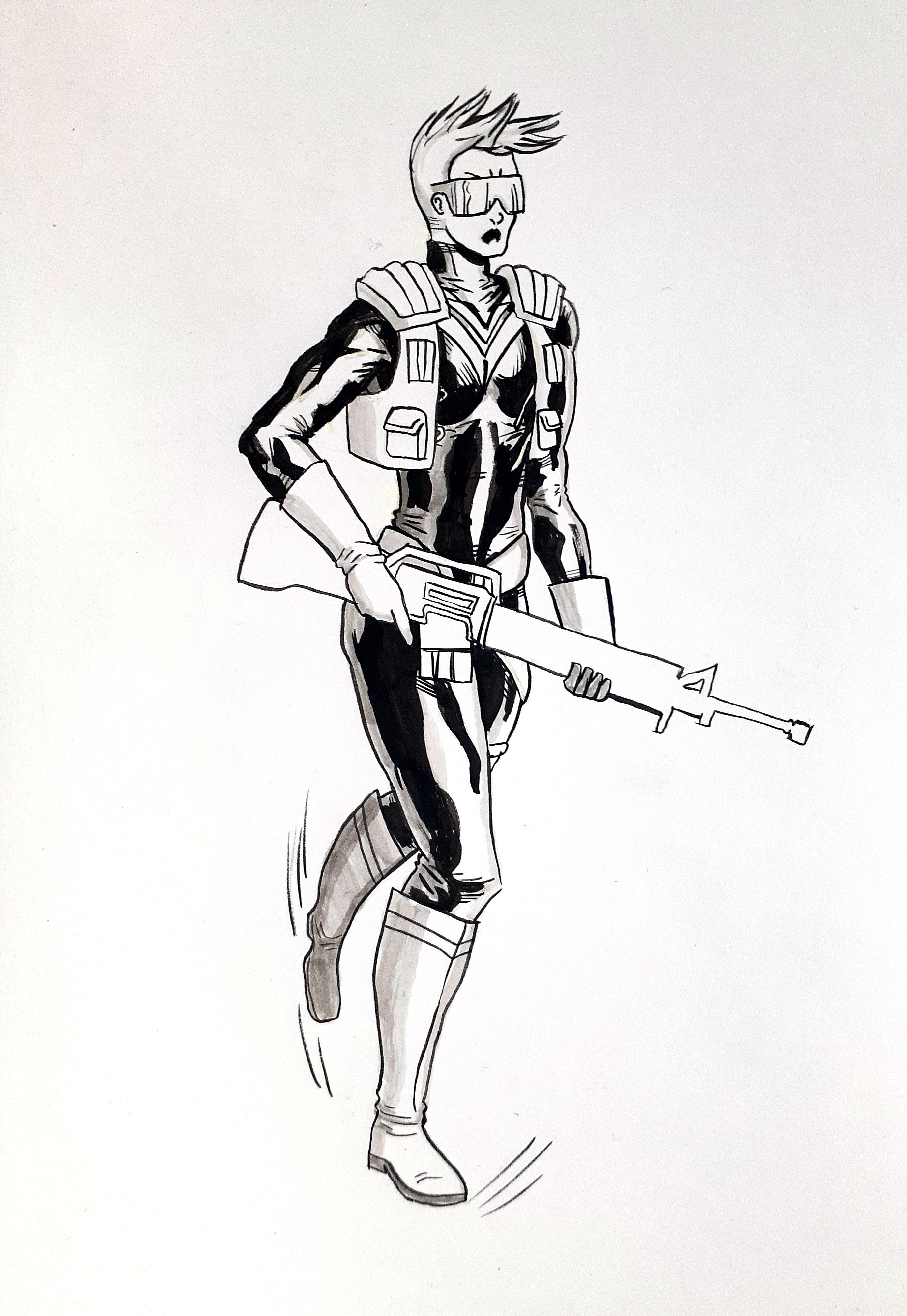 Mi Proyecto del curso: Diseño de personajes femeninos para cómics ...