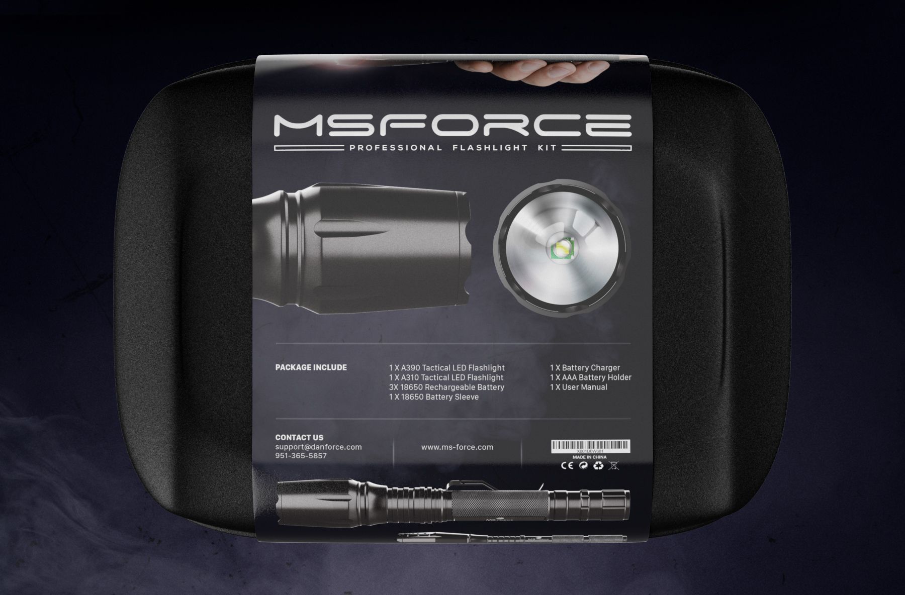 MS Force Flashlight | Domestika
