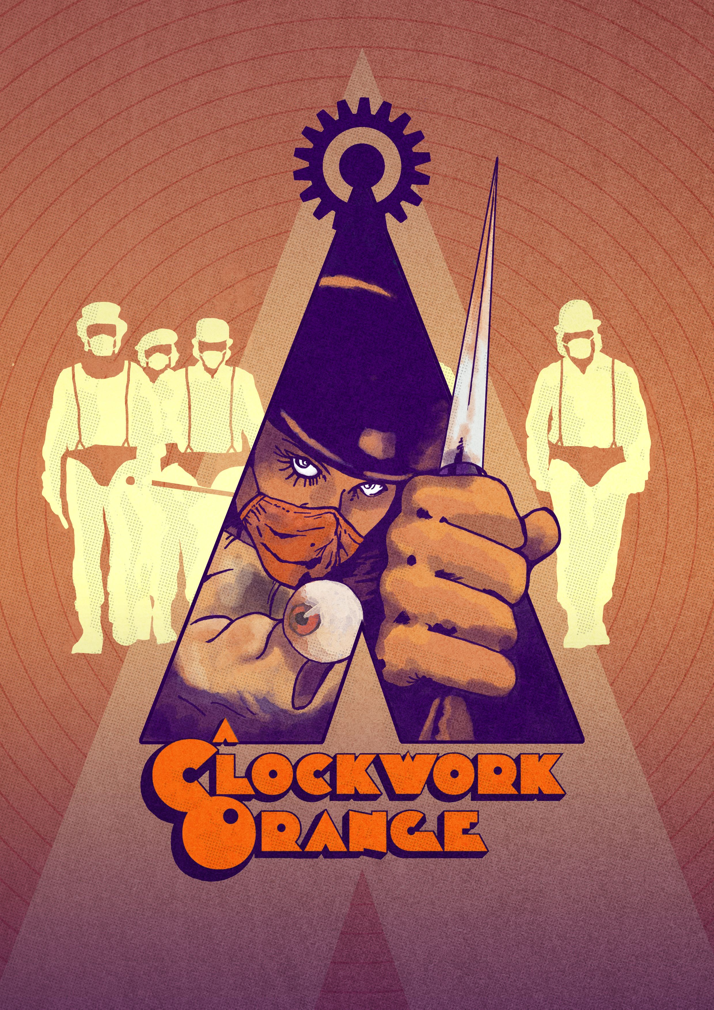 A Clockwork Orange - Covid times | Domestika