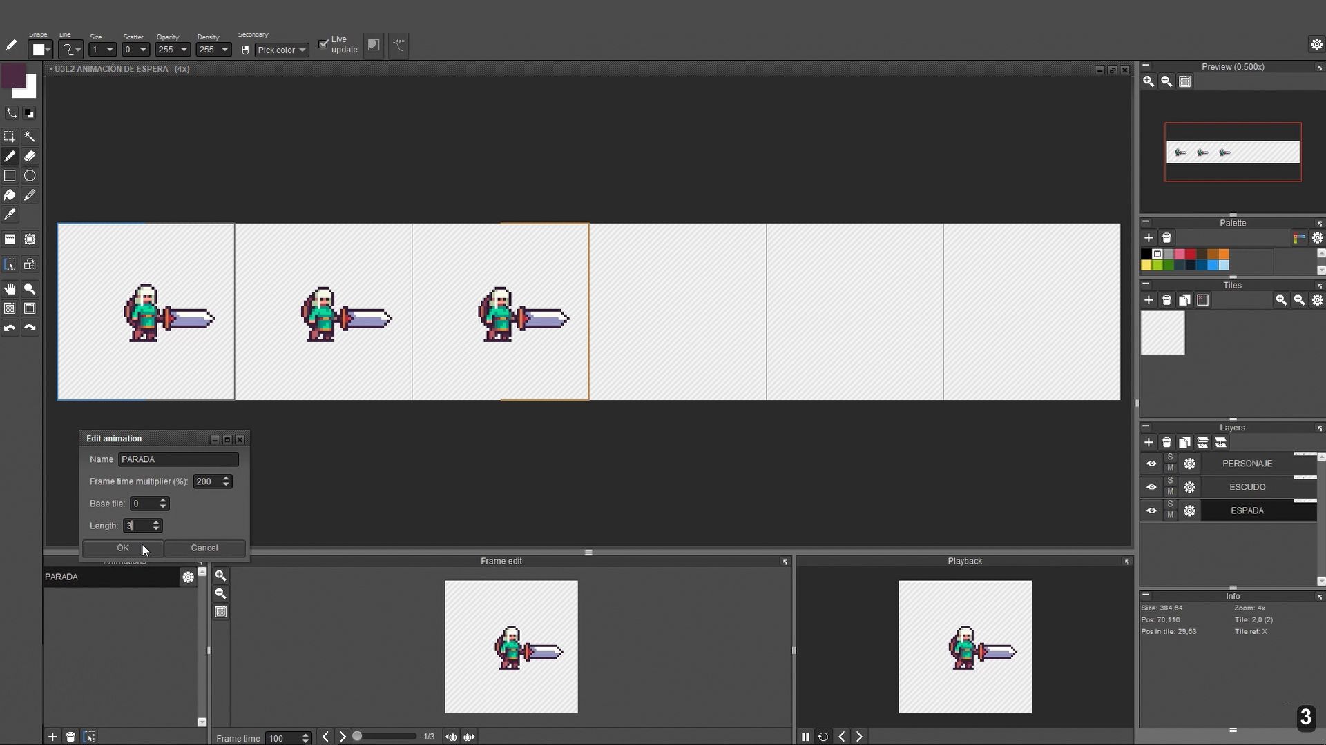 Pyxel Edit Tutorial: How to Create an Idle Animation | Domestika