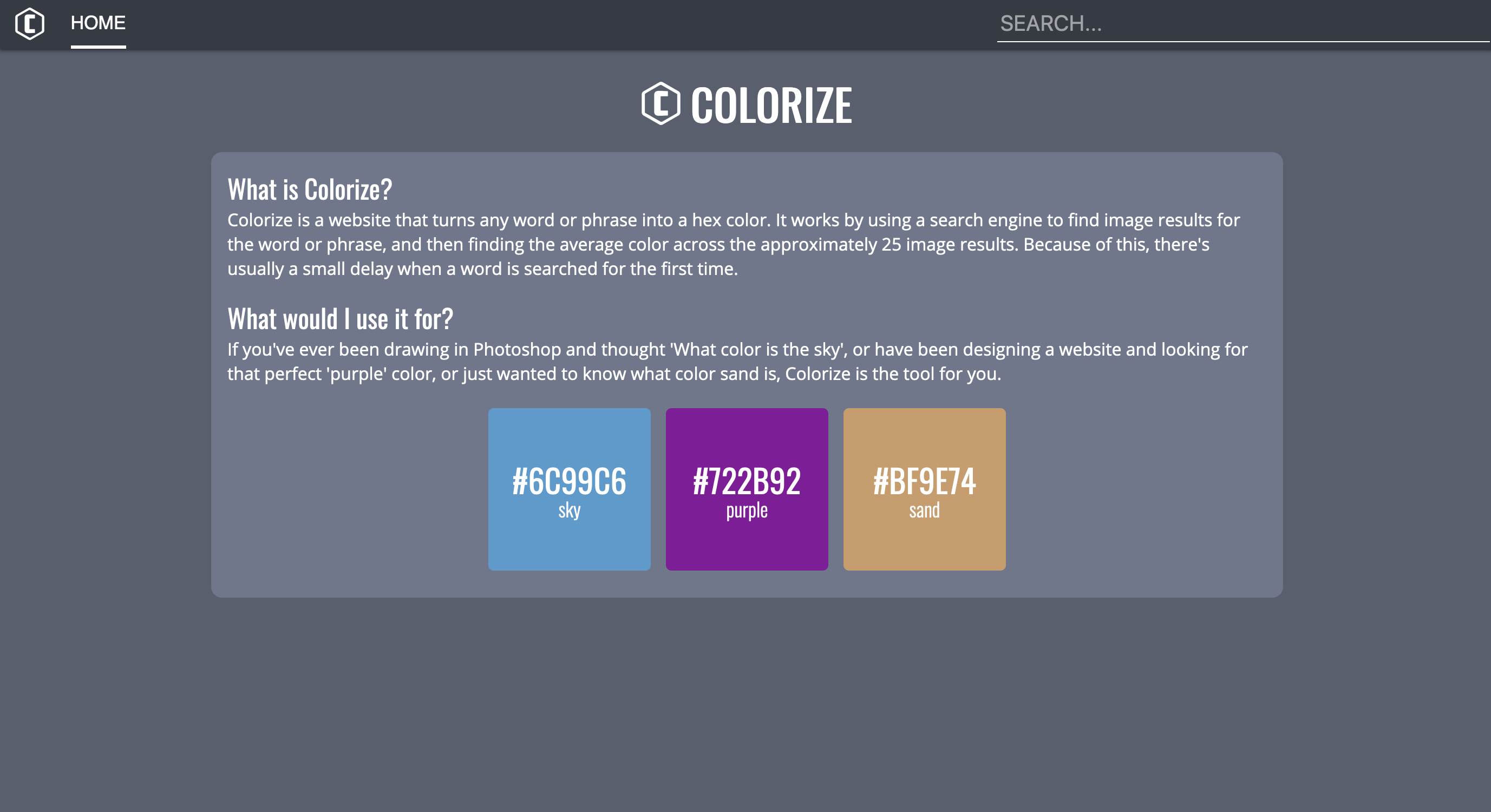 Colorize Translates Words into Colors | Domestika