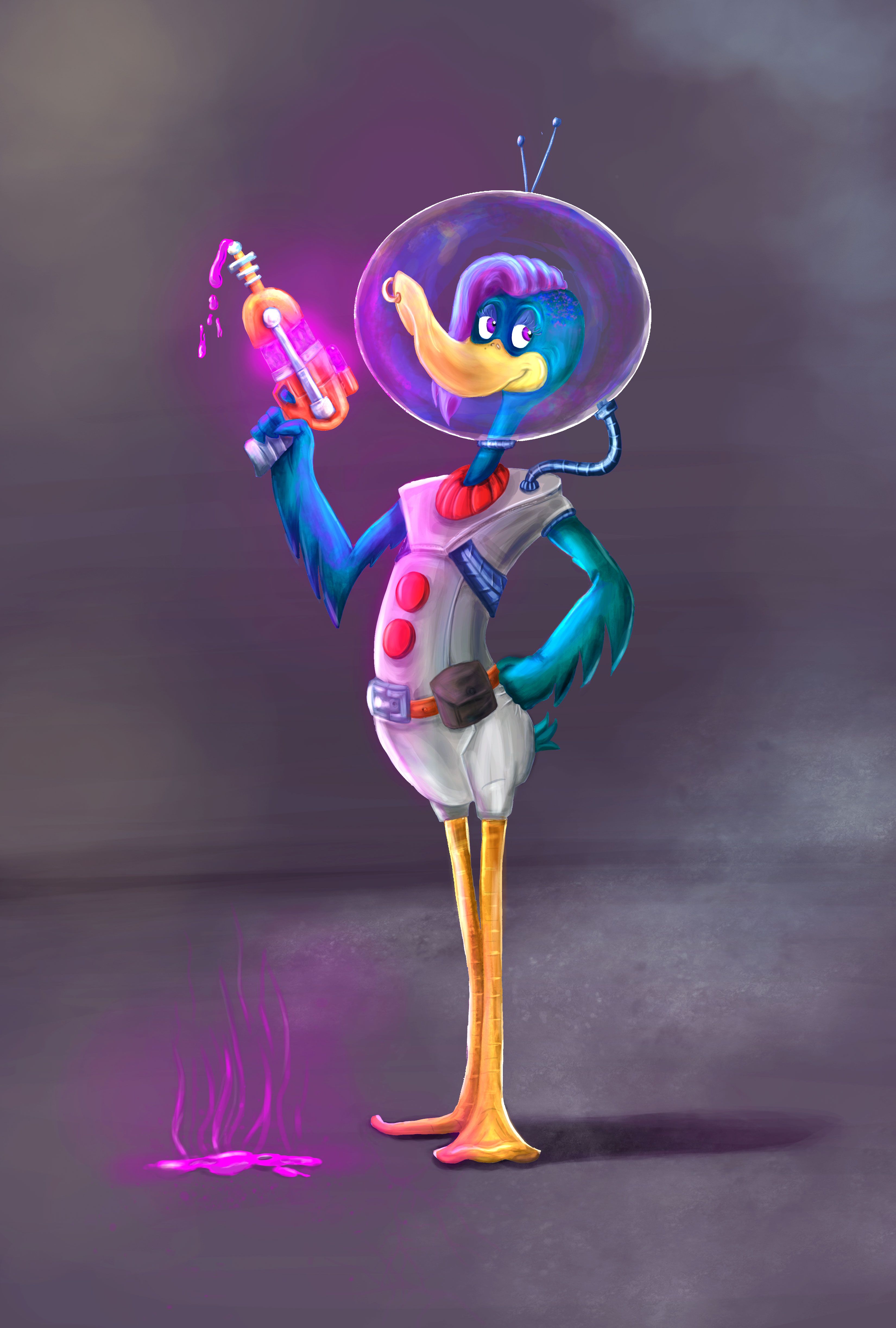 Space Duck | Domestika