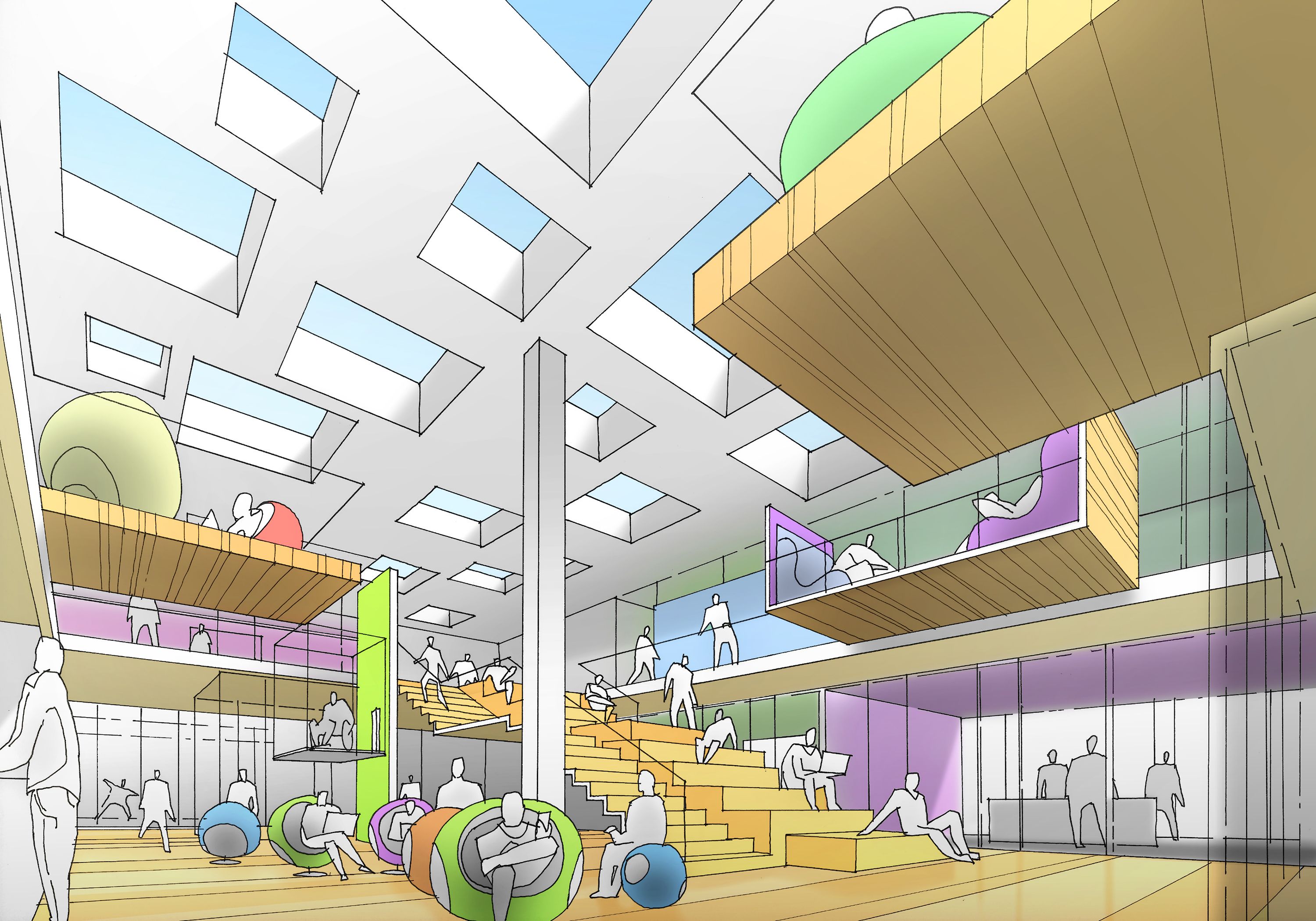 Random architectural, design and concept sketches. | Domestika