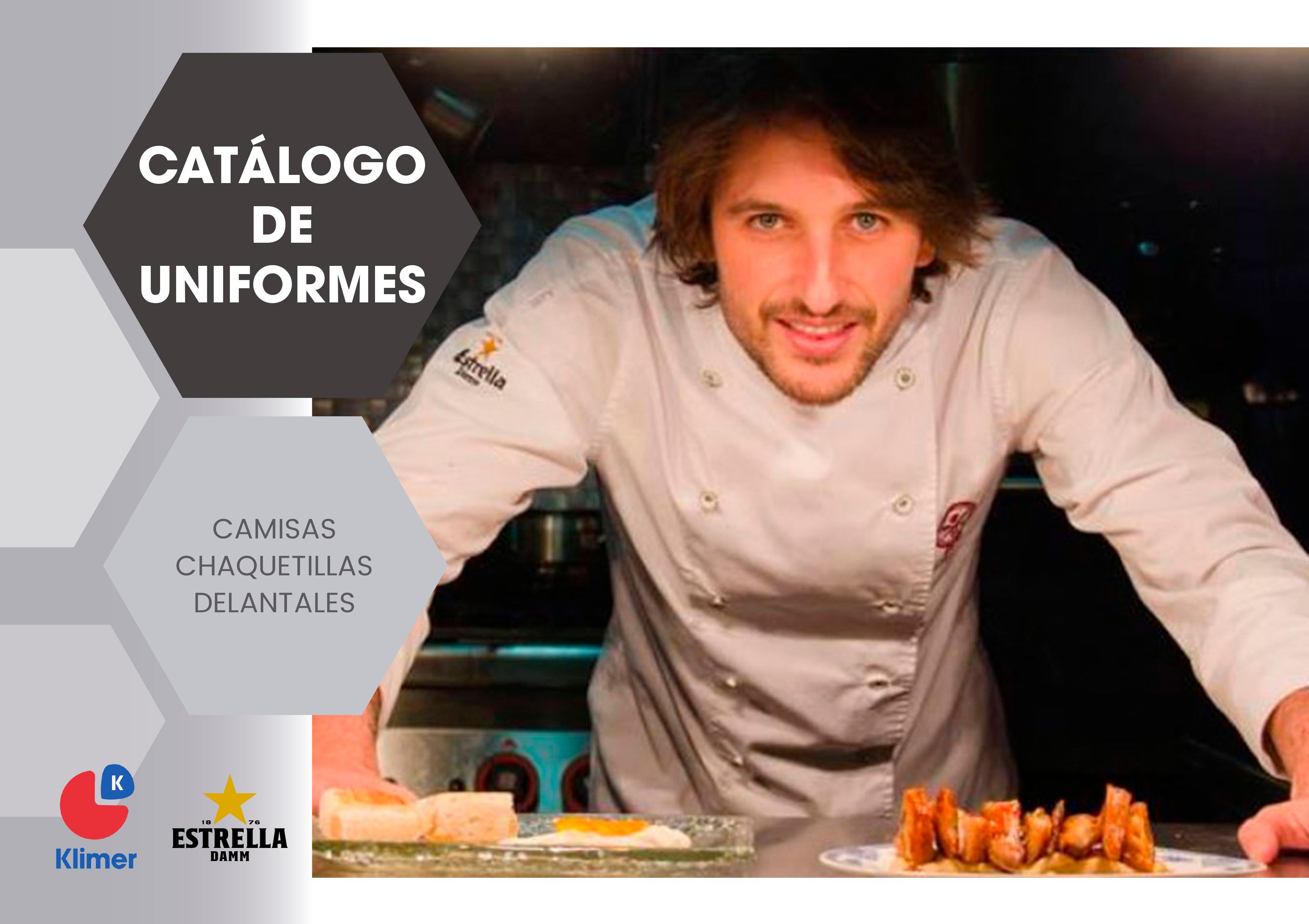 Catálogo de uniformes: diseño y maquetación para soporte online | Domestika