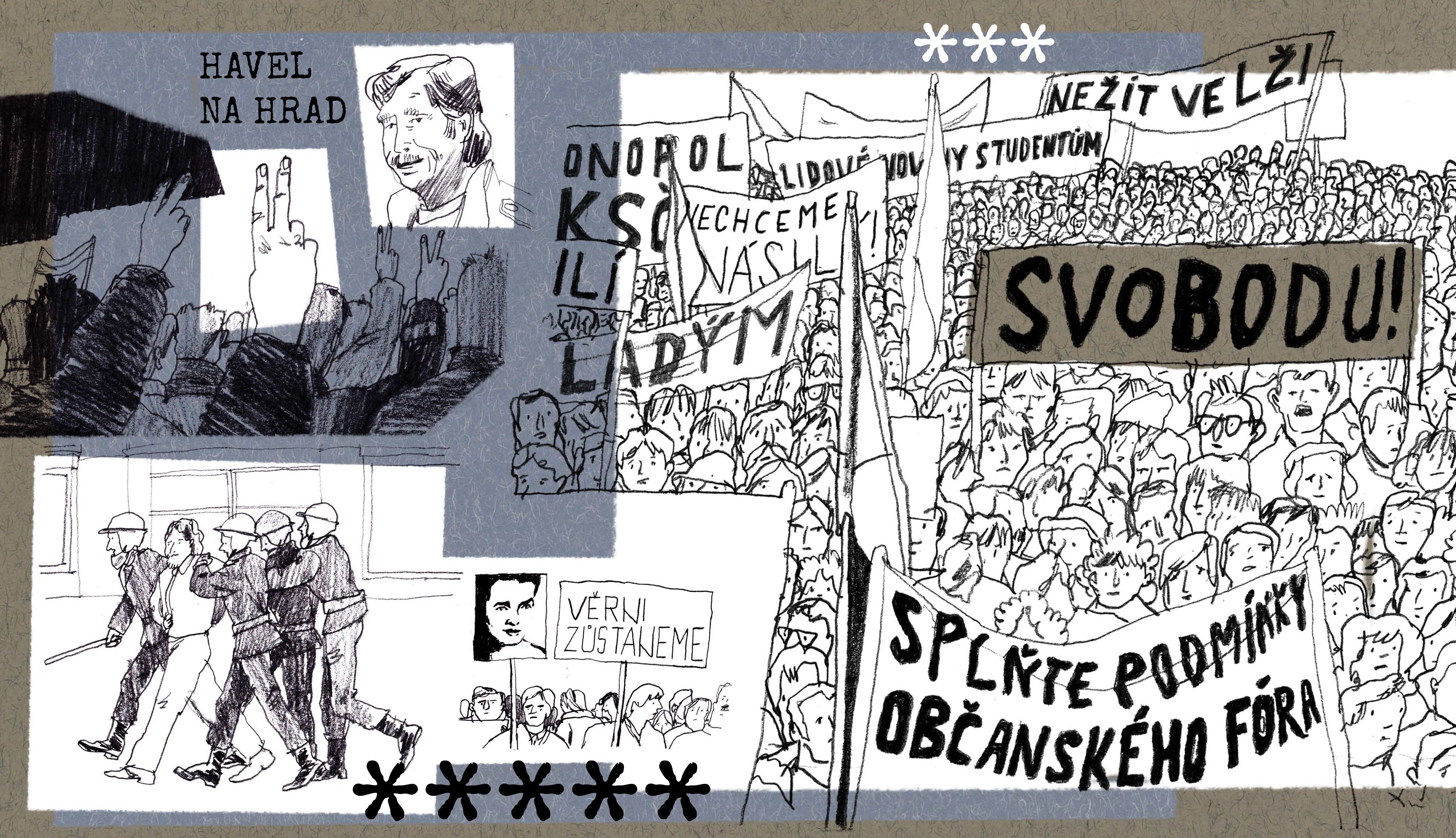 Velvet Revolution Picture Book | Domestika