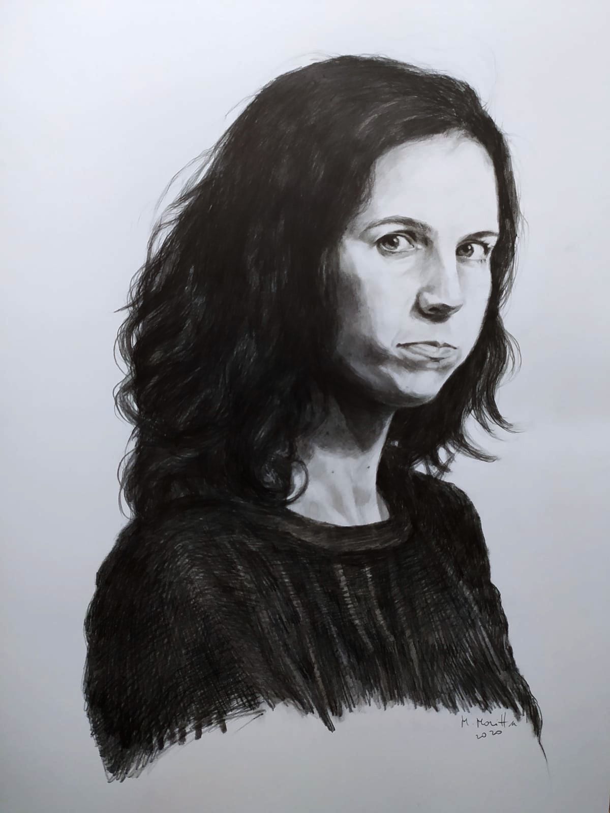 Ritratto a matita | Domestika