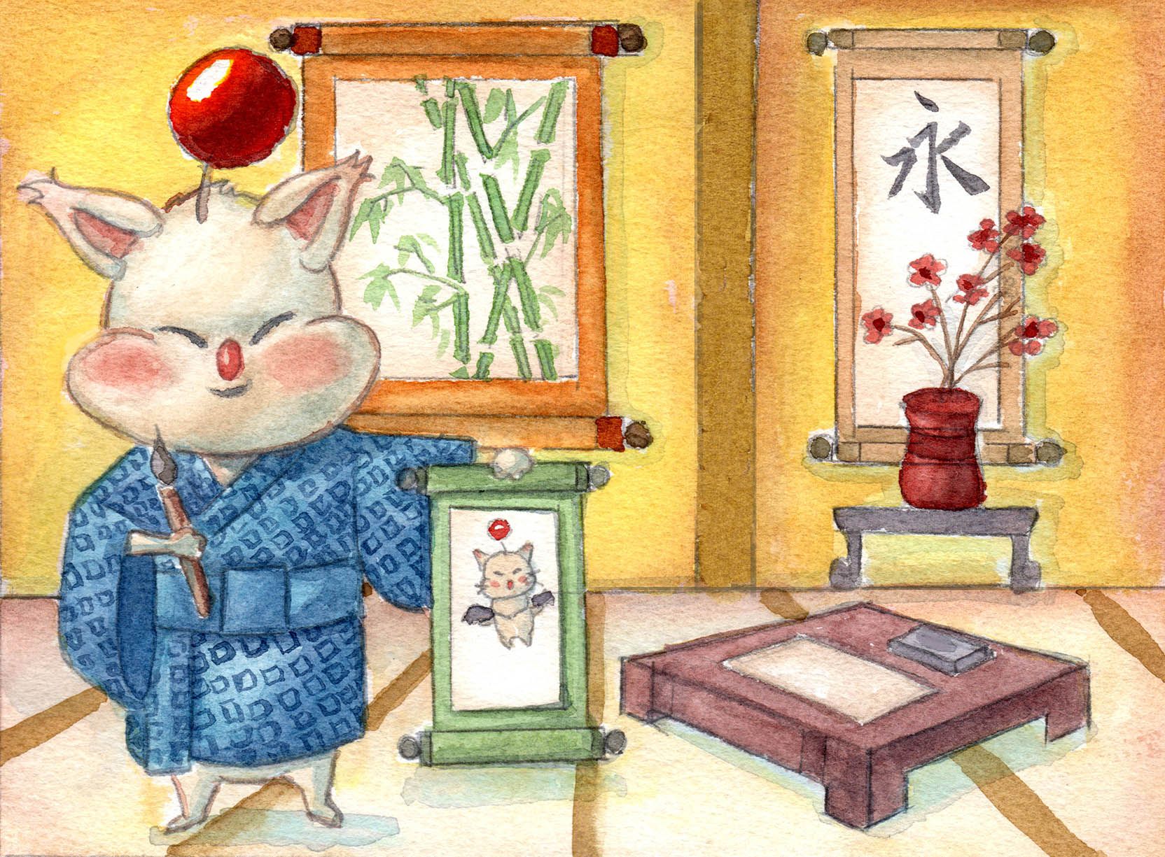 Moogle Sumi | Domestika