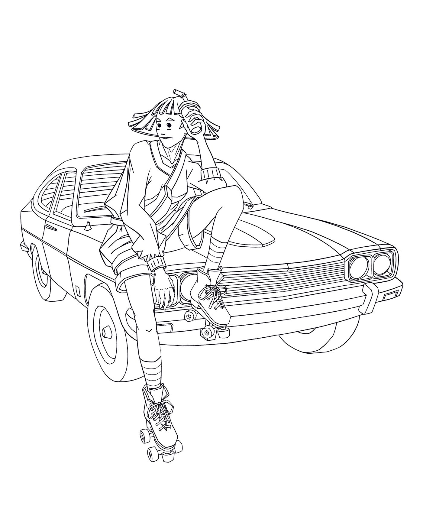 My project in Dynamic Character Illustration course | Domestika