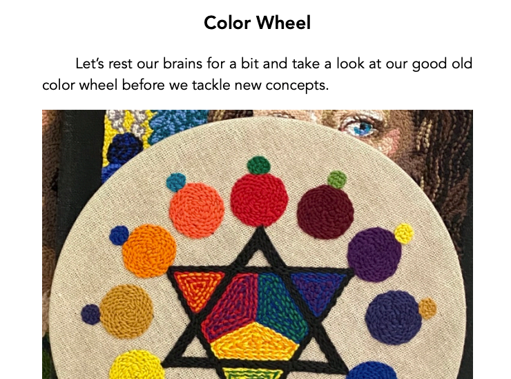 Free Color Theory Guide for Embroidery | Domestika