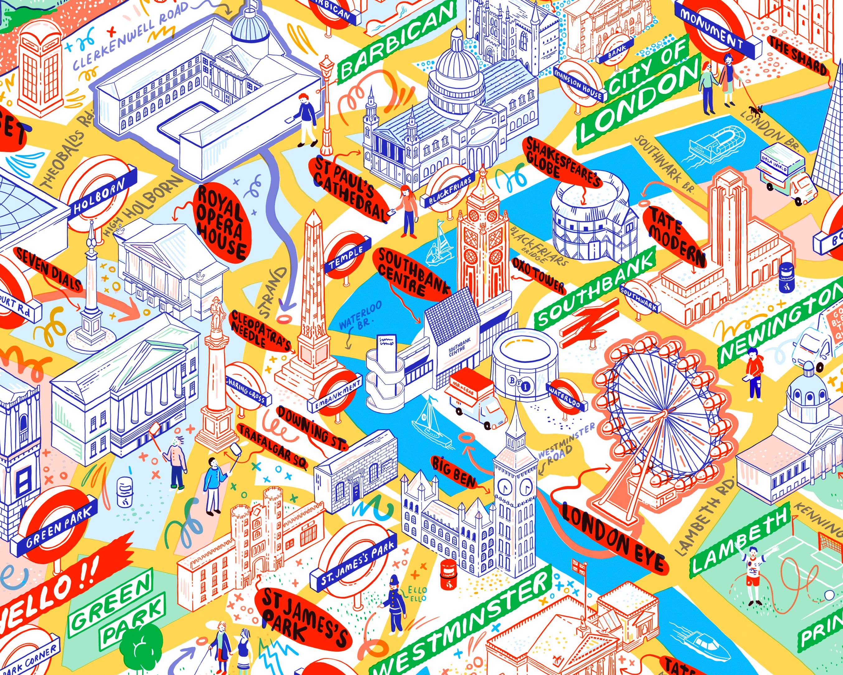 My project in Isometric Map Illustration: Capture a City's Vibrancy ...