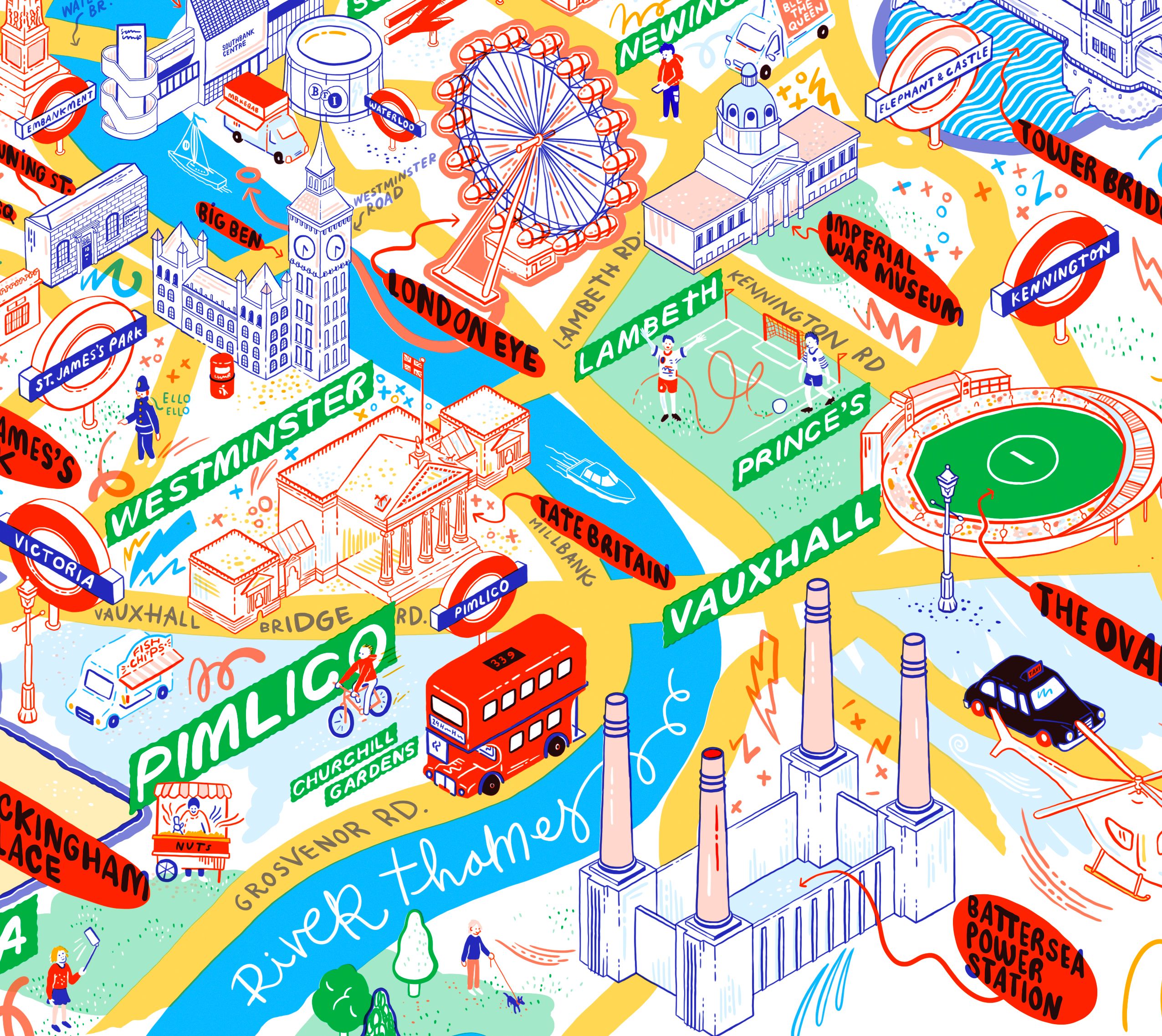 My project in Isometric Map Illustration: Capture a City's Vibrancy ...