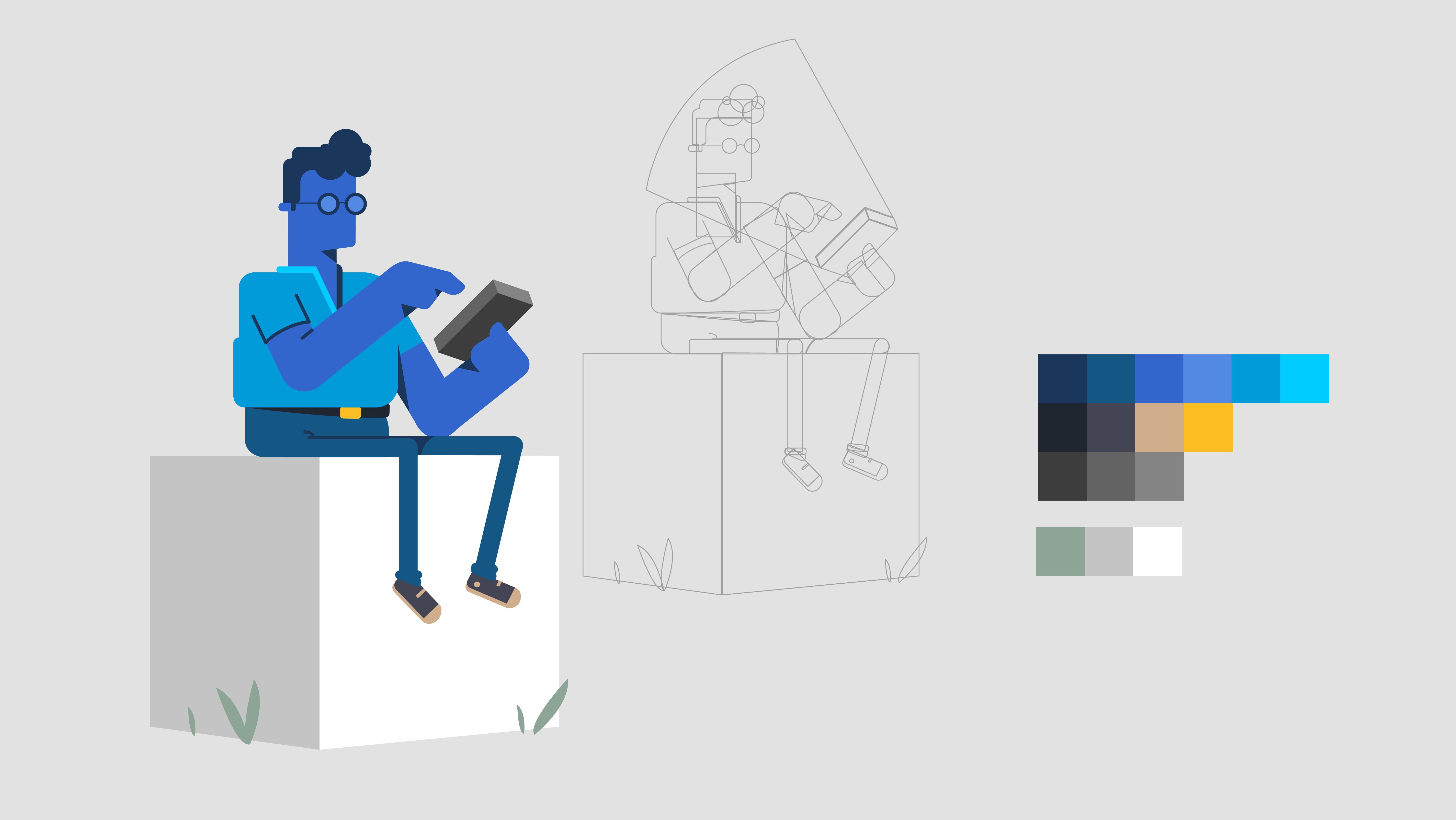 animação svg para login | Domestika